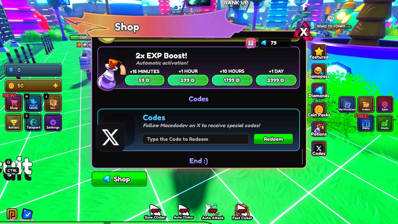 Roblox Anime Frontiers Codes