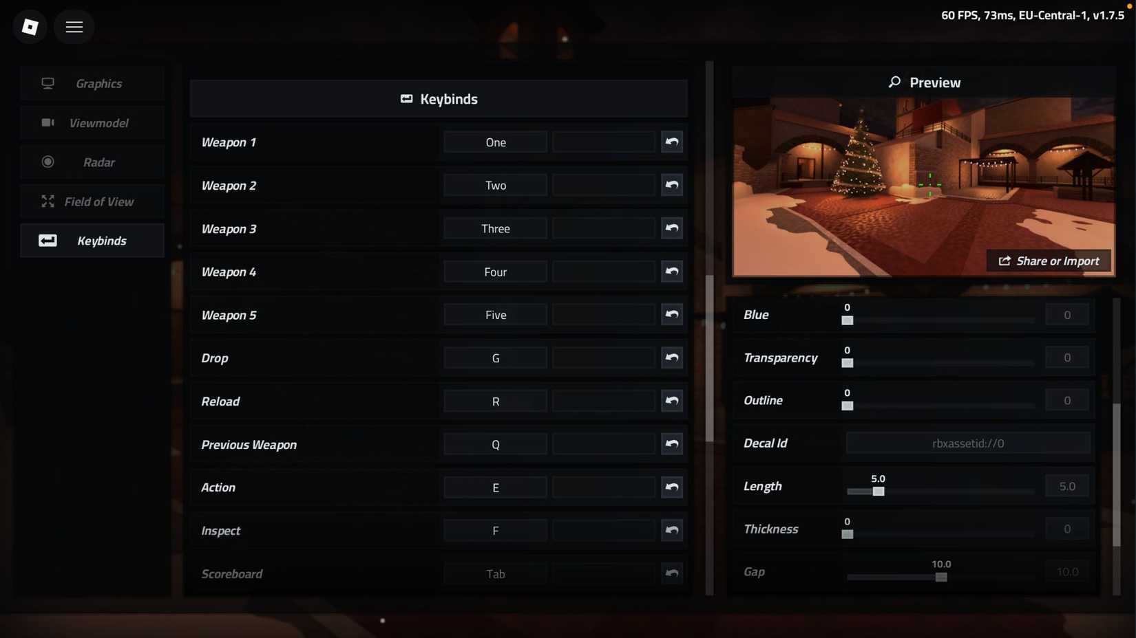 Counter Blox Crosshair Decal IDs