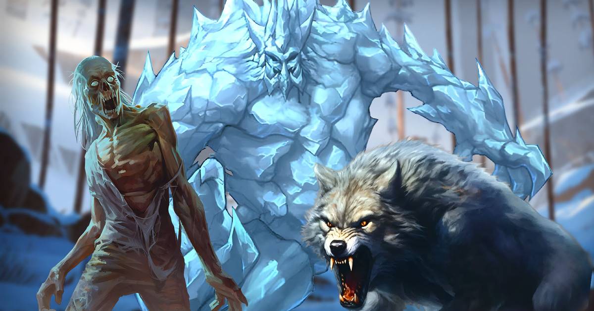elemental wolves dnd