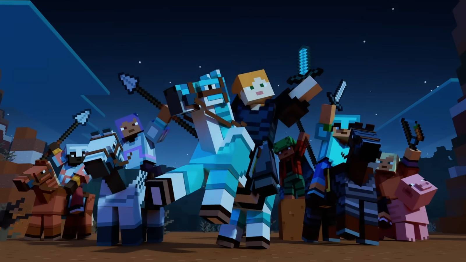 Minecraft Releases Mounts of Mayhem Game Drop