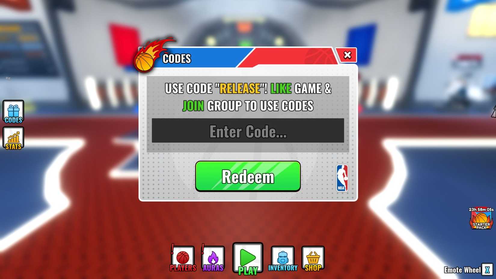 Roblox NBA Heroes Codes