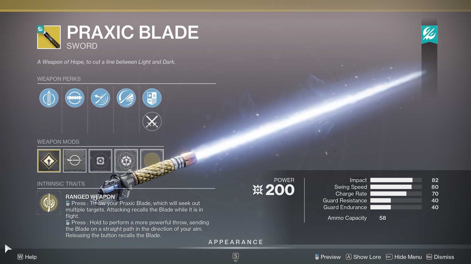 How to Get the Praxic Blade in Destiny 2