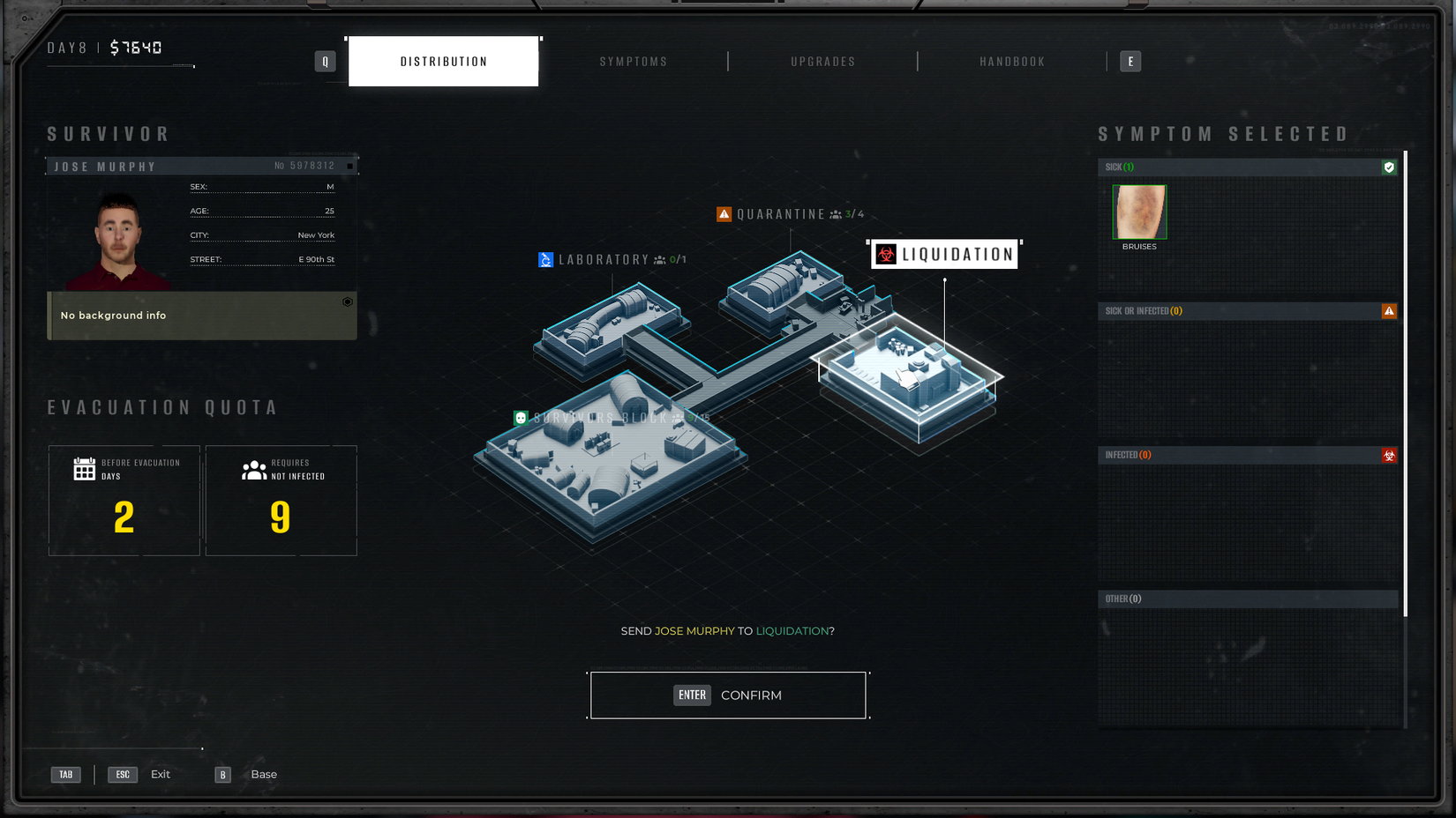 How to Find the Bruised Man in Quarantine Zone The Last Check