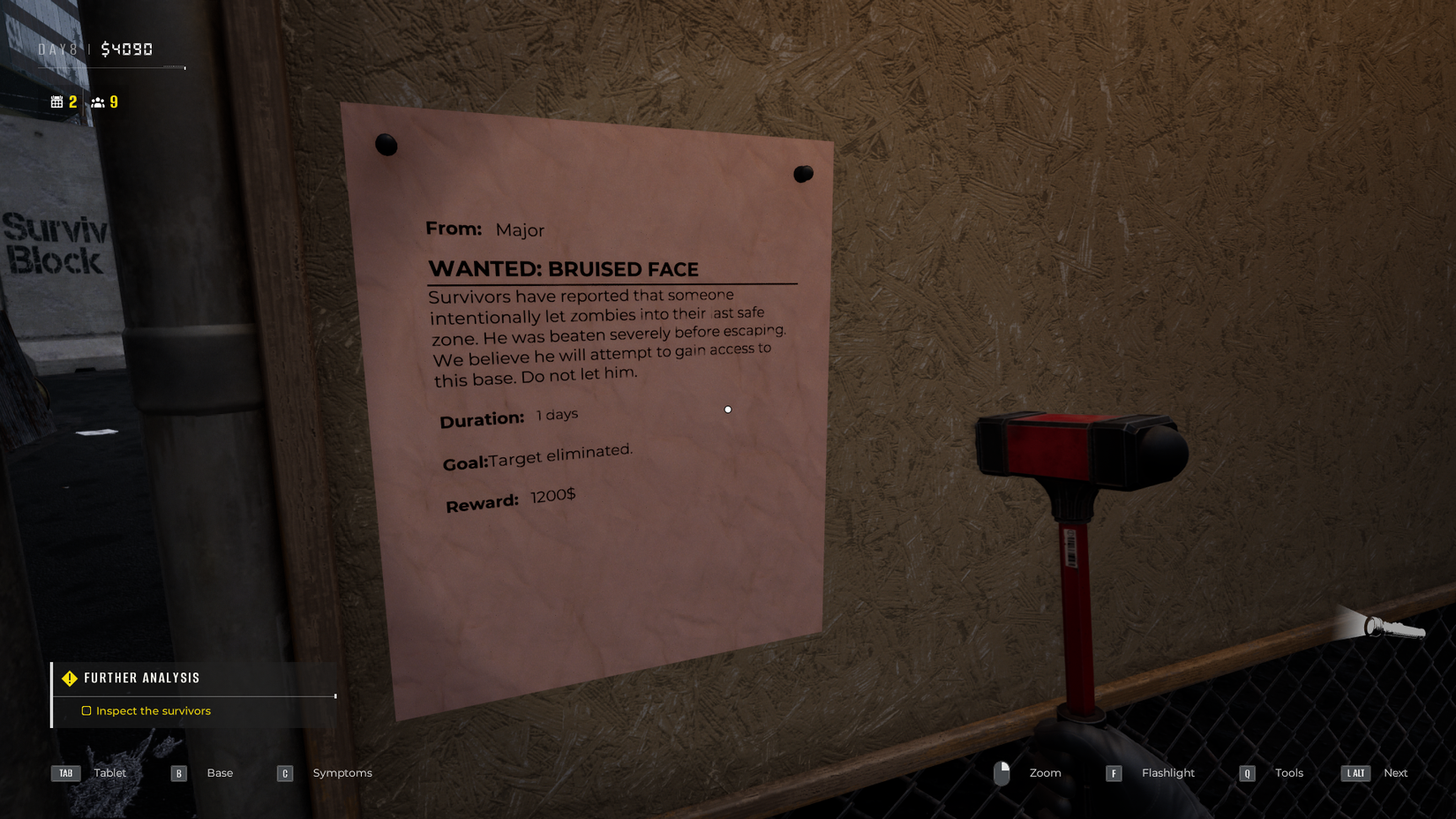 How to Find the Bruised Man in Quarantine Zone The Last Check