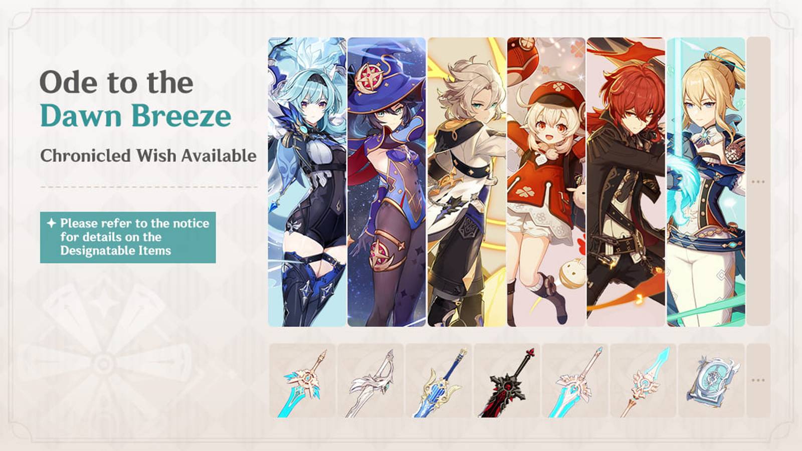 Chronicled Wish Banner Guide In Genshin Impact