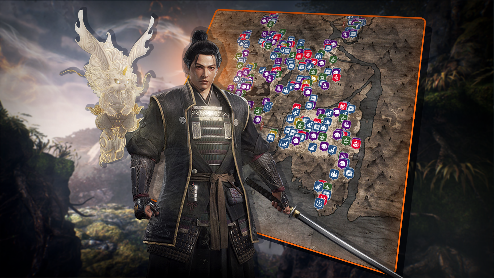 Nioh 3 - Interactive Map (Warring States)
