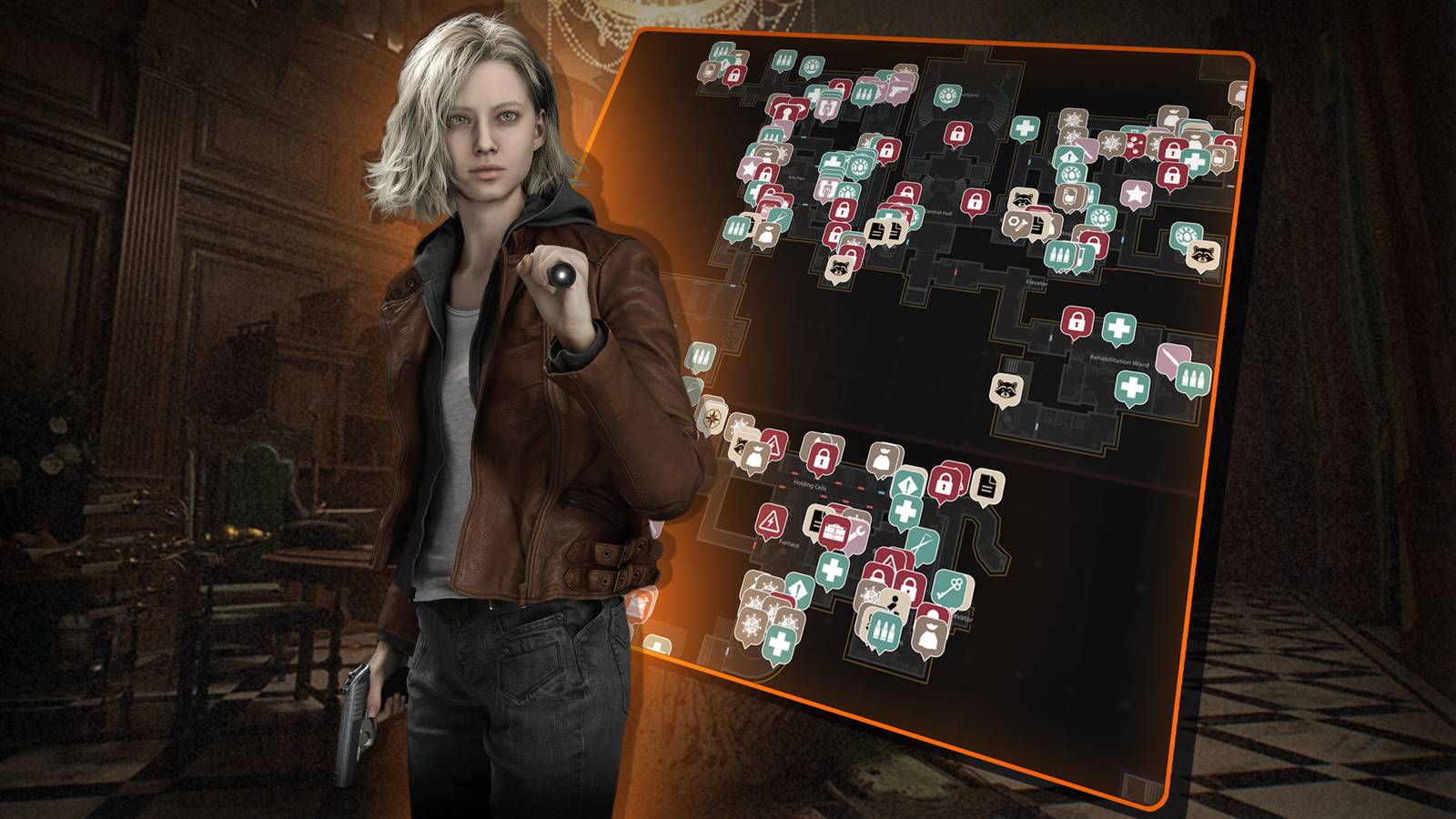 Resident Evil Requiem - Interactive Map