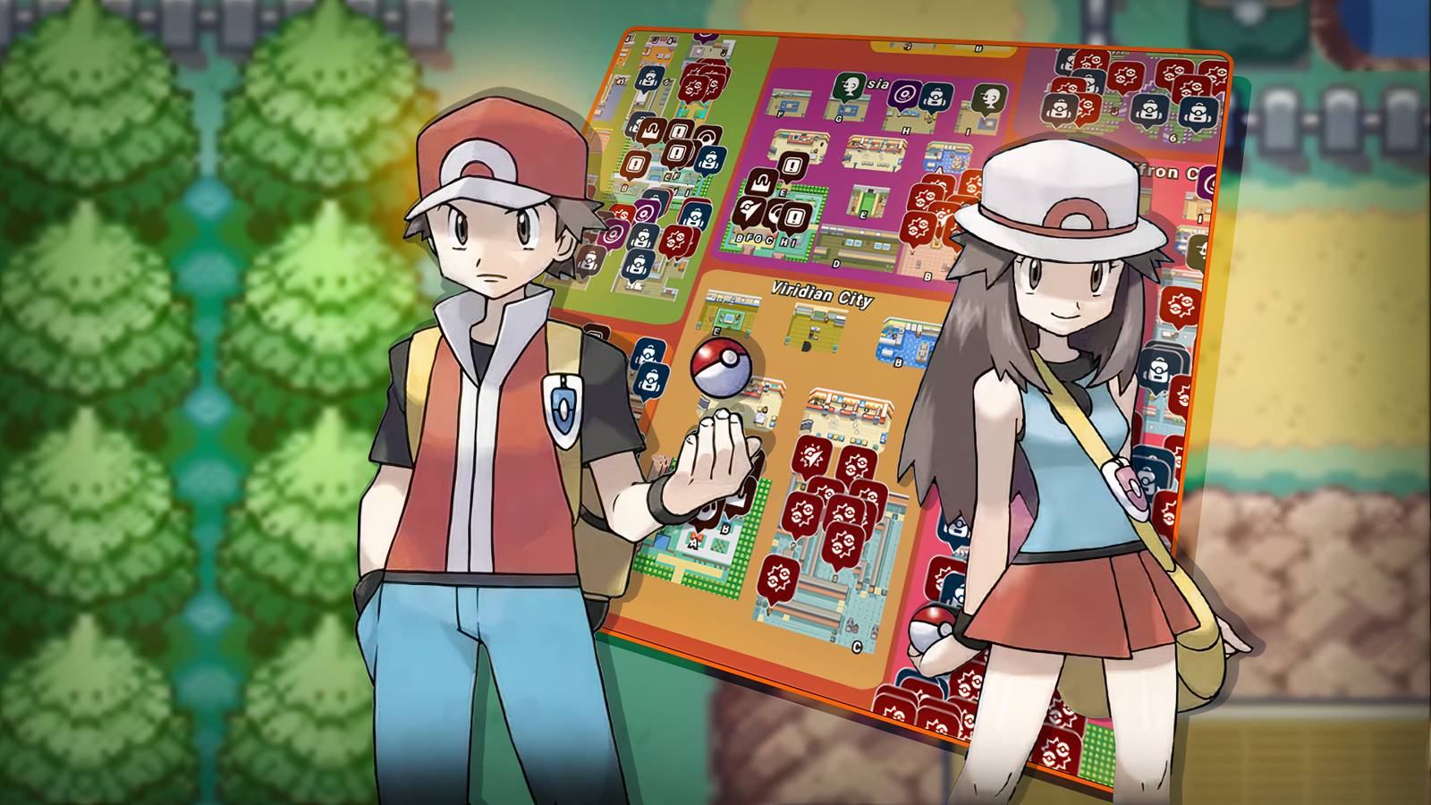 Pokemon FireRed & LeafGreen: Explore City Interiors