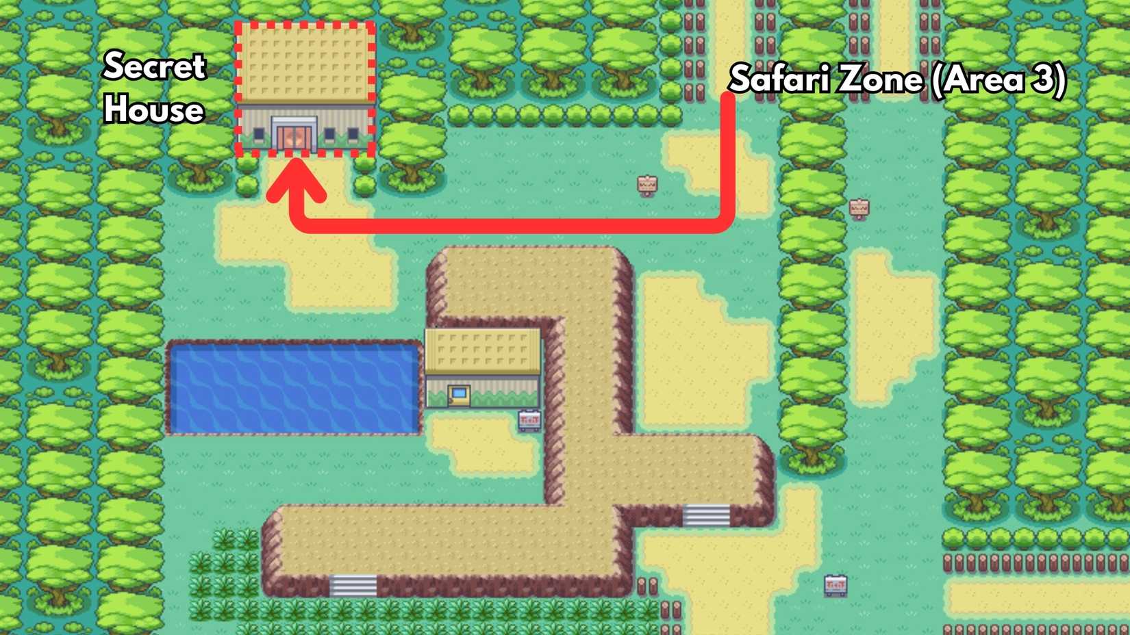 HM03 Surf Location in Pokemon FireRed & LeafGreen