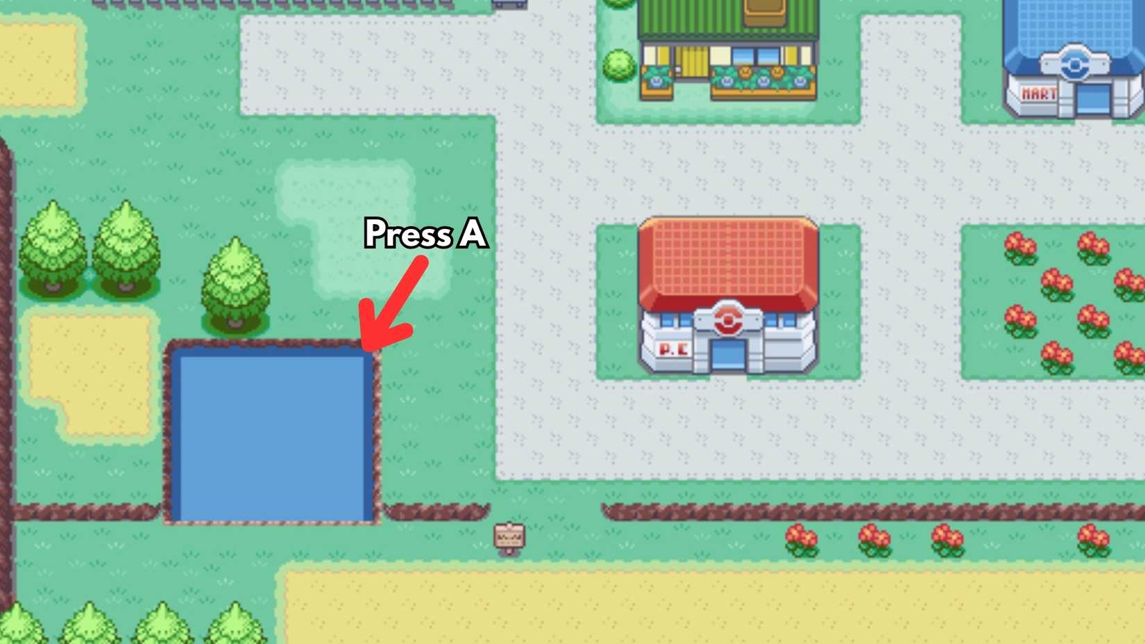 HM03 Surf Location in Pokemon FireRed & LeafGreen