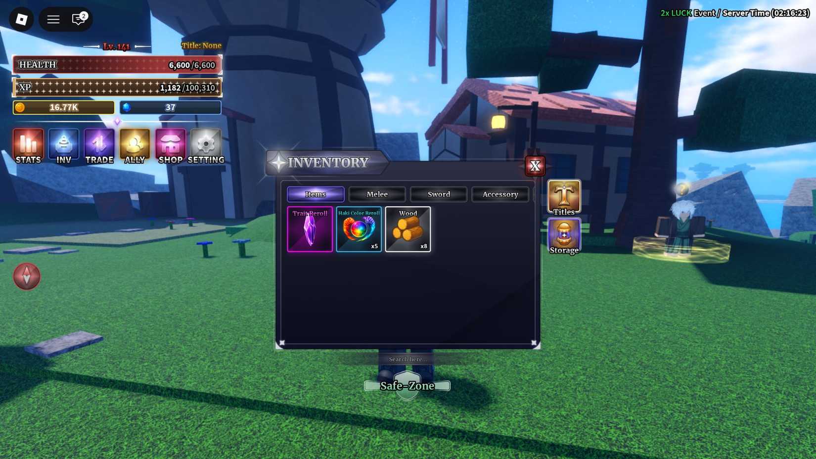 All Items in Sailor Piece