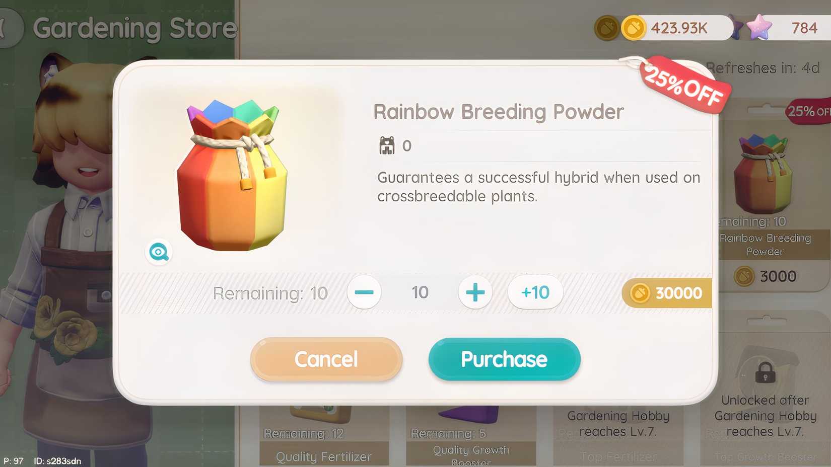 How to Use Rainbow Breeding Powder in Heartopia