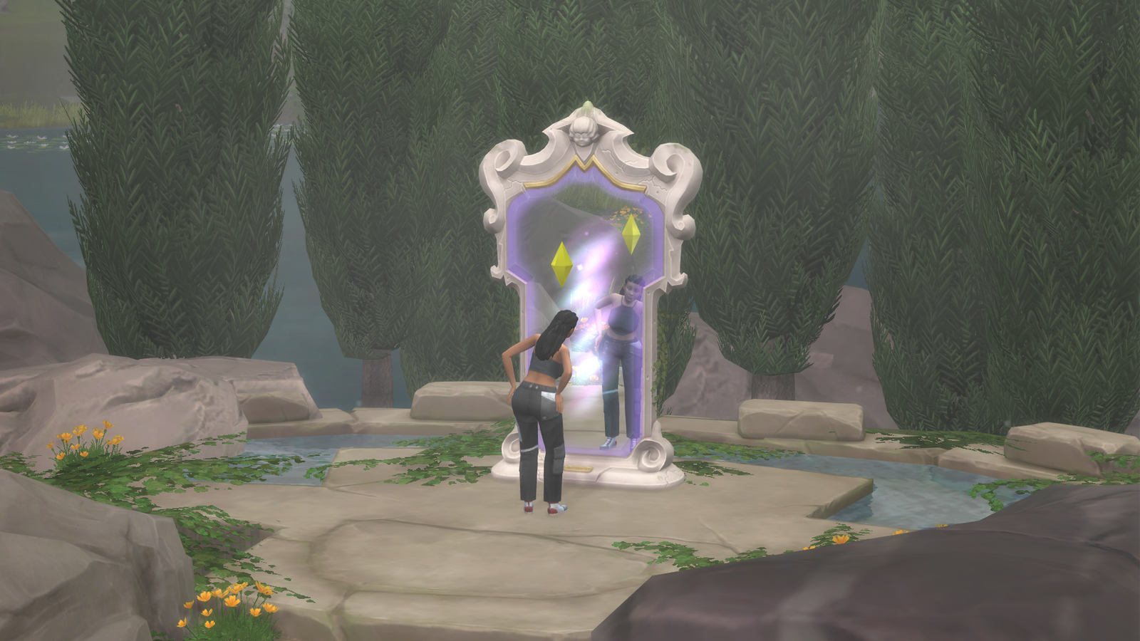 Where to Find the Enchanted Mirror in The Sims 4