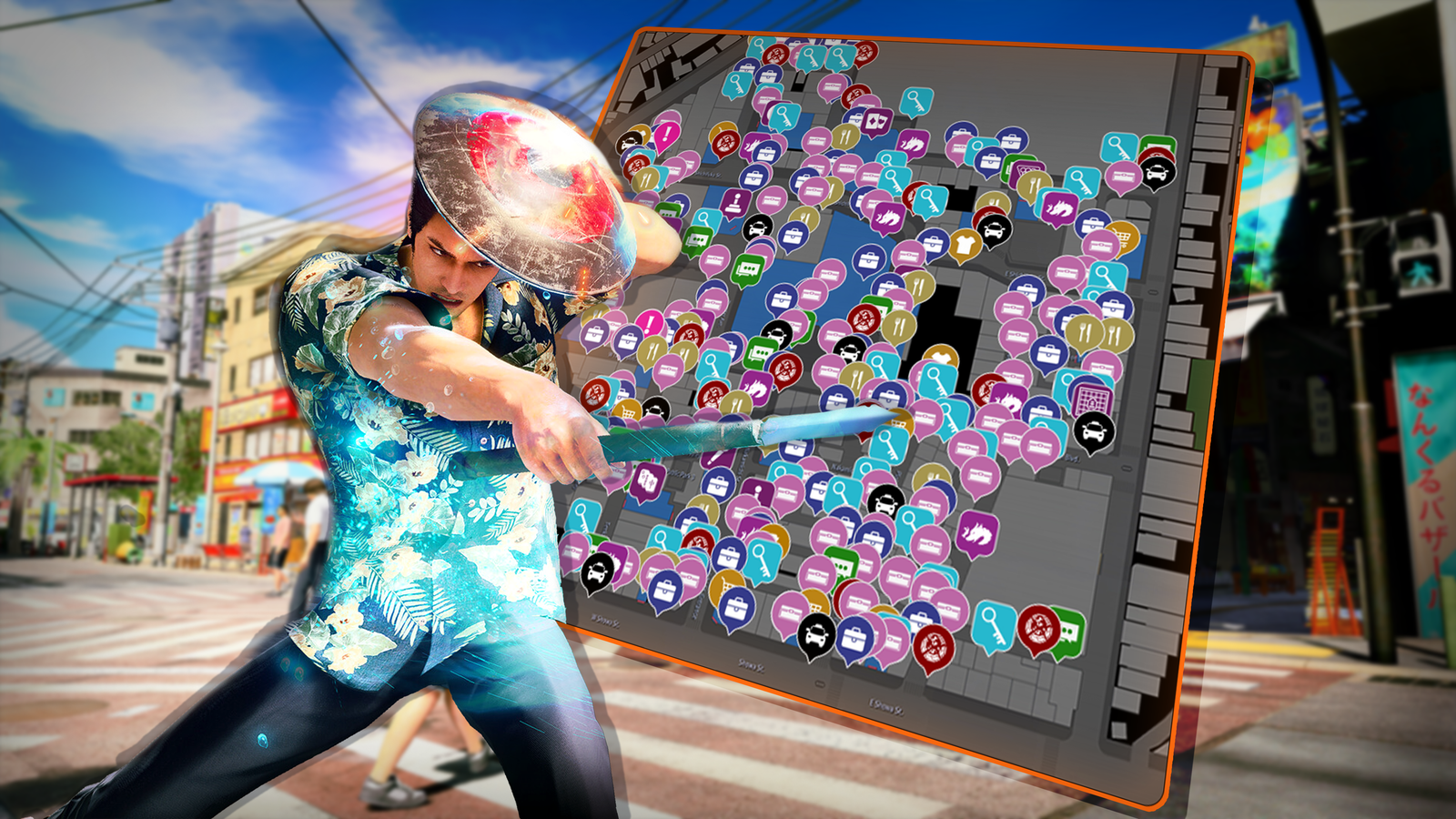 Kamurocho Interactive Map - Yakuza Kiwami 3