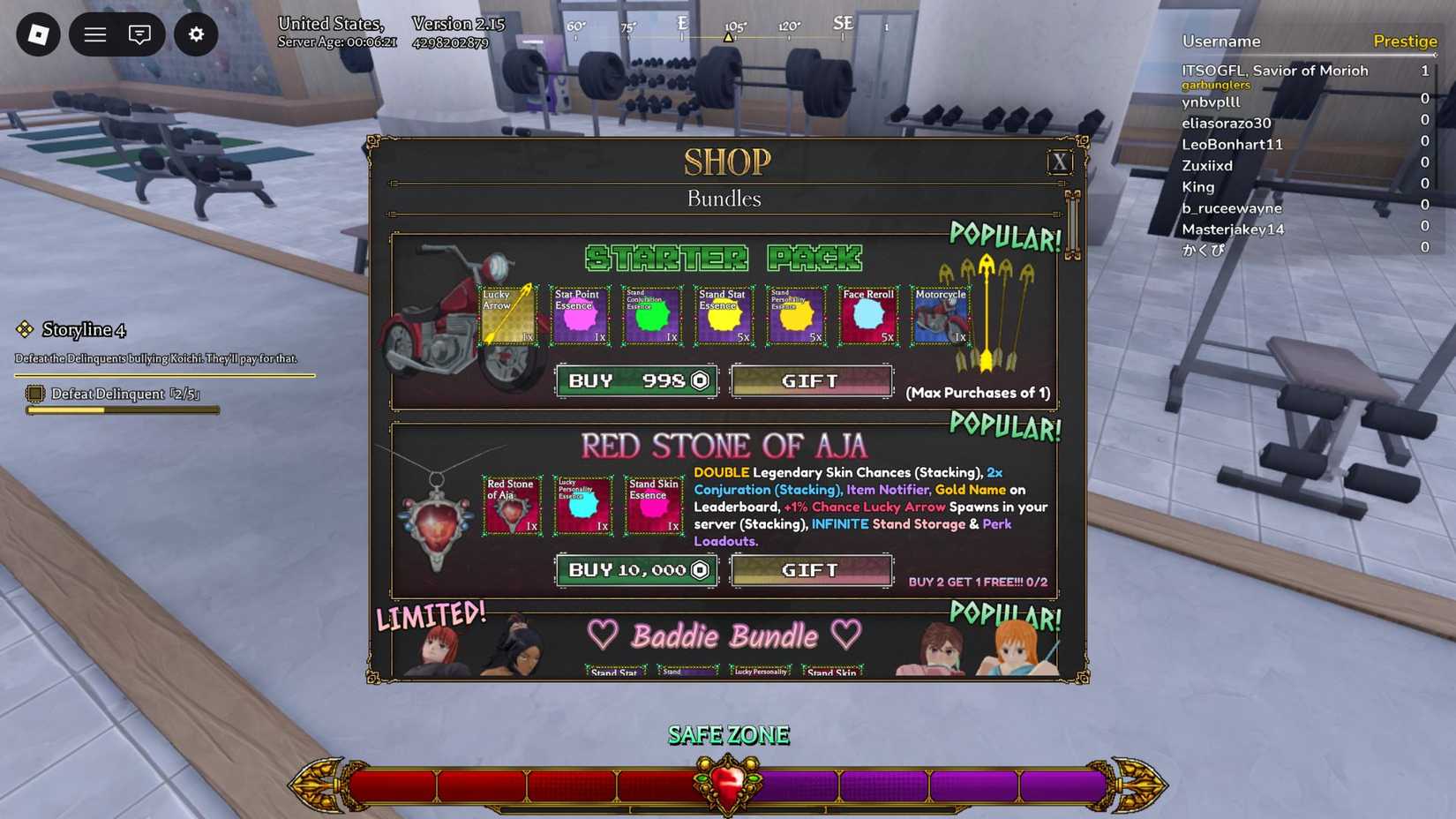 Bizarre Lineage All Items List (Roblox)