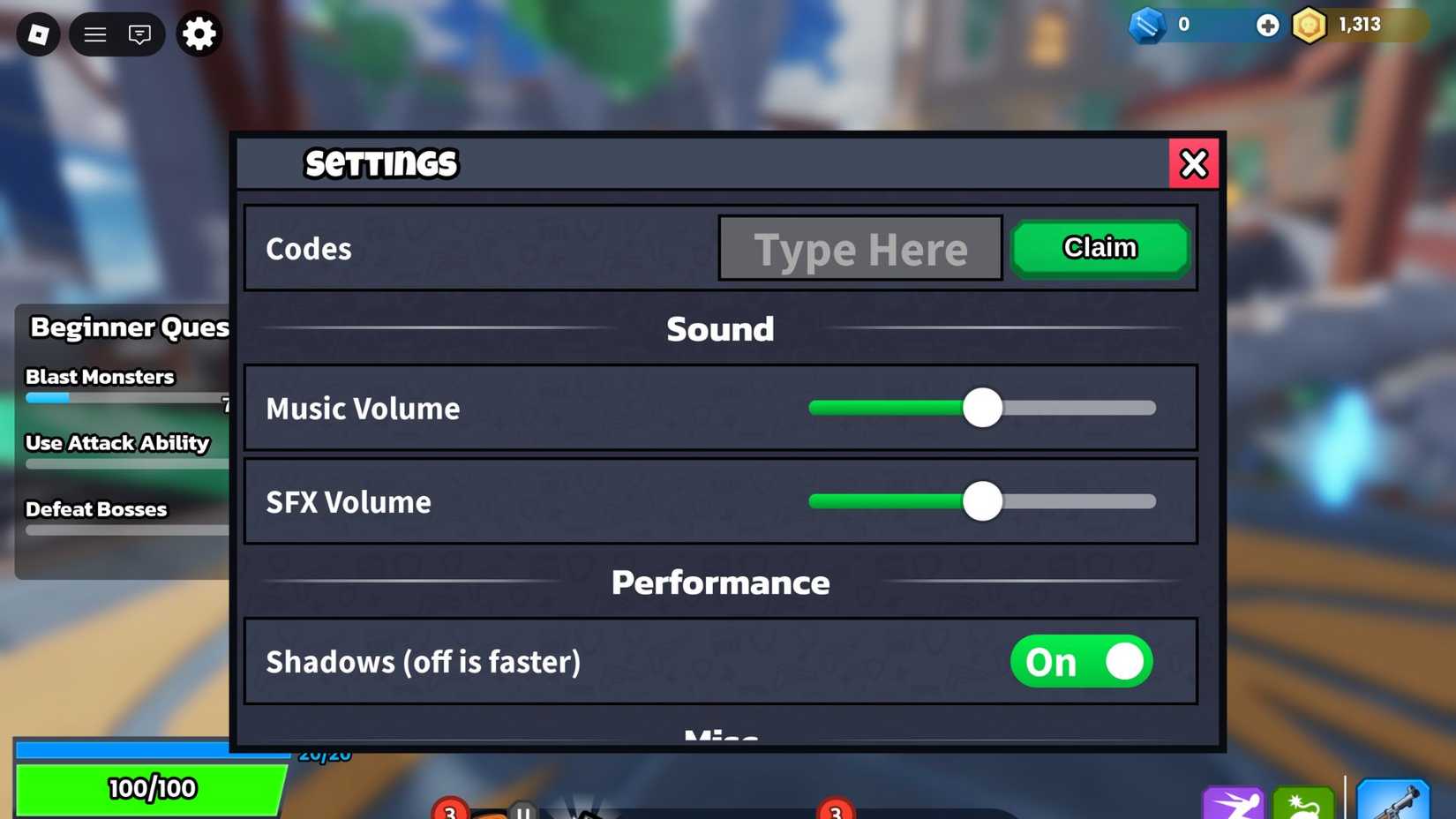 Roblox Dungeon Blast Codes