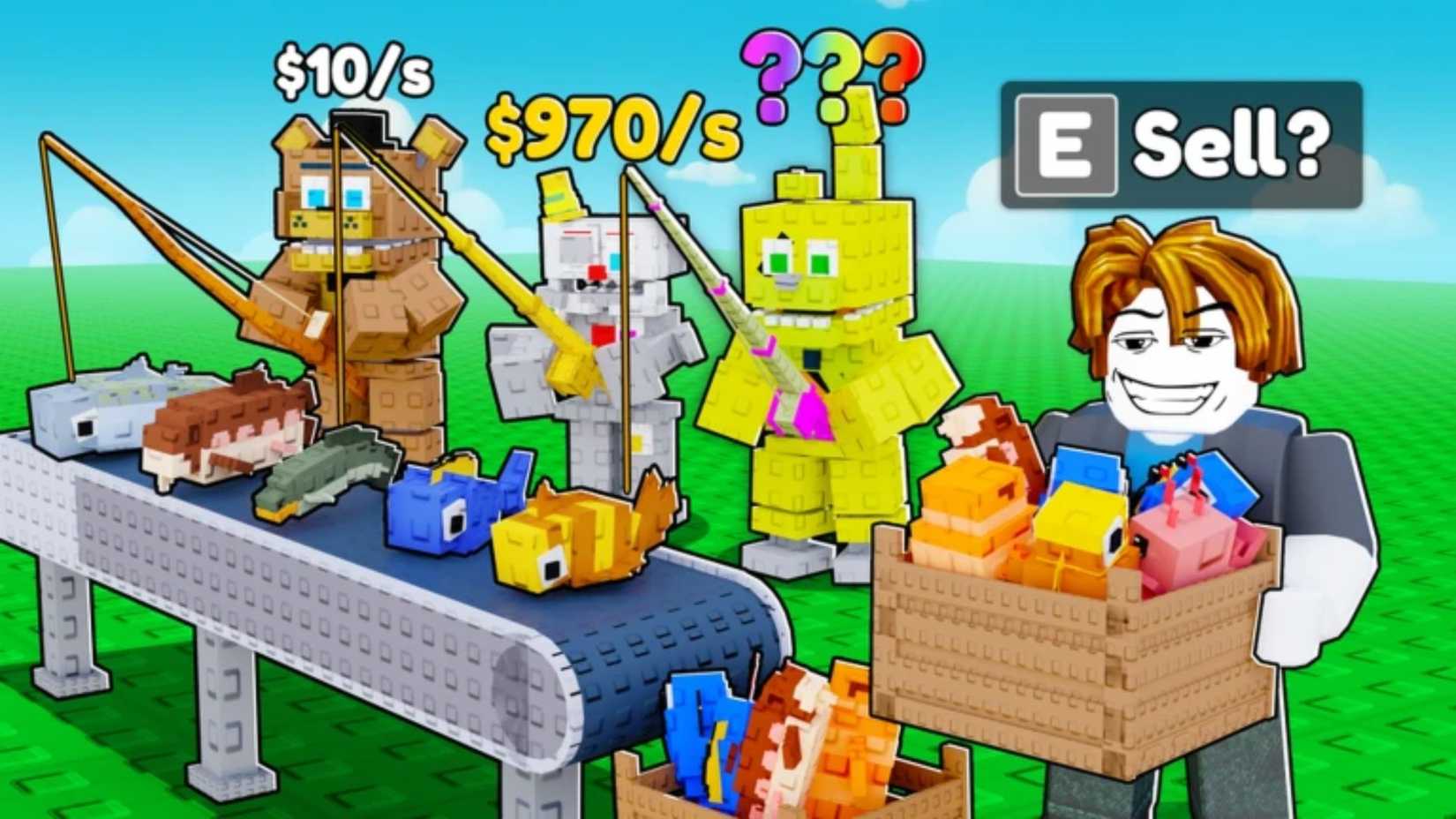Roblox My Fishing FNAF Codes