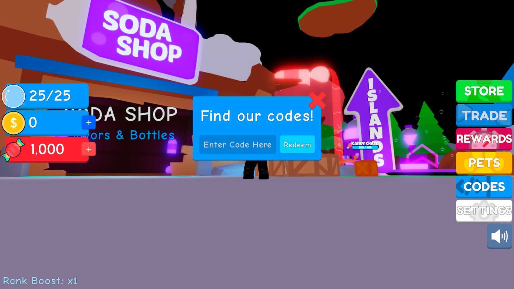 Roblox Soda Simulator Codes