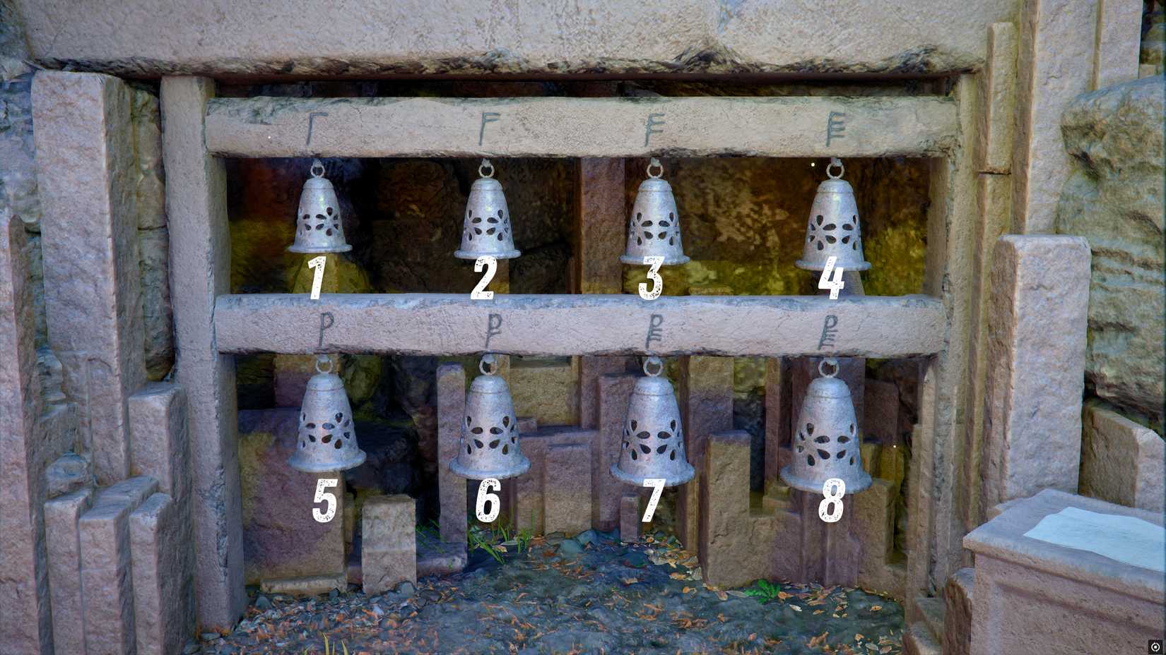 Steel Mountains Ruins Bells Puzzle Solution Crimson Desert
