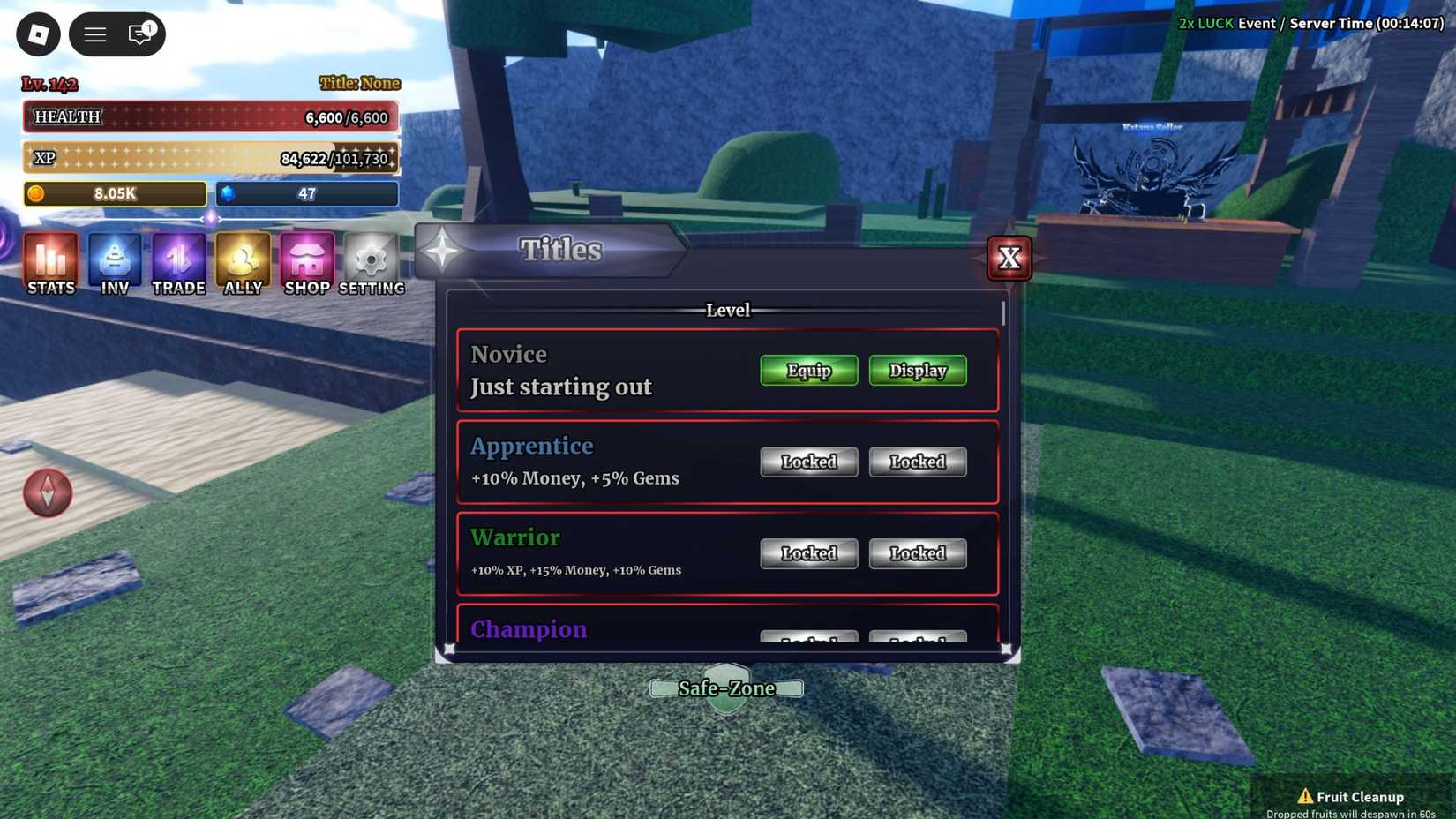 All Sailor Piece Titles & How to Get Them