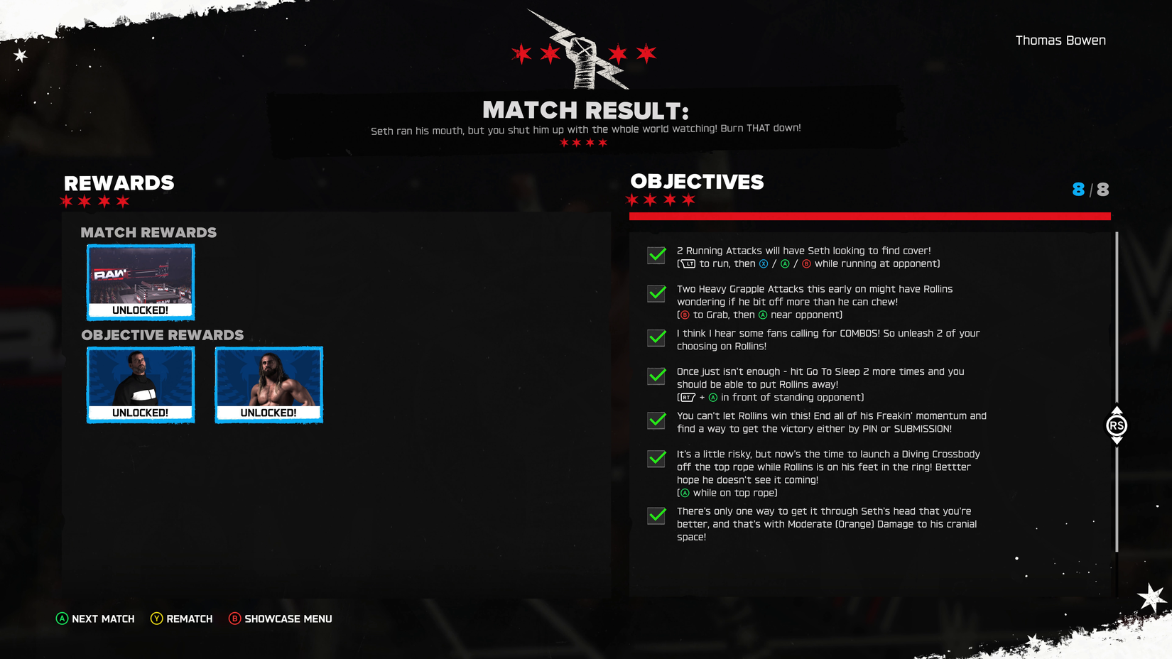 All WWE 2K26 Showcase Unlockables