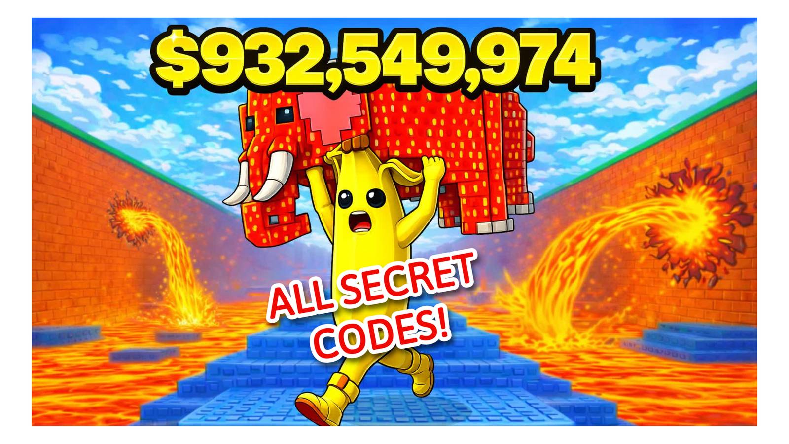 All Survive Lava for Brainrots Codes in Fortnite