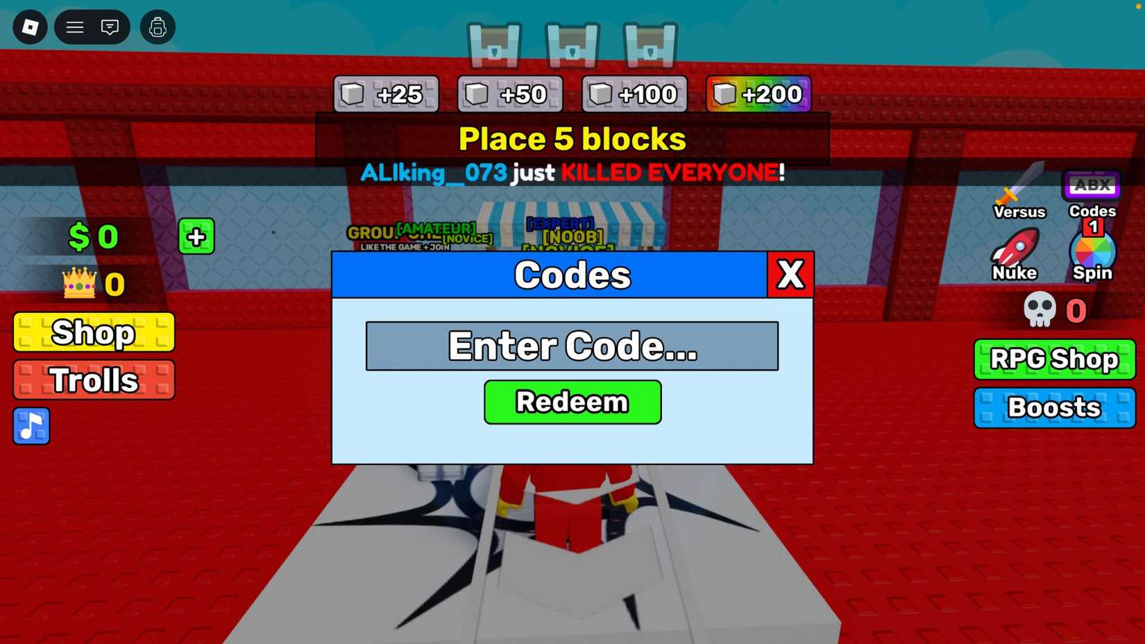 Roblox Bridge Battles Codes