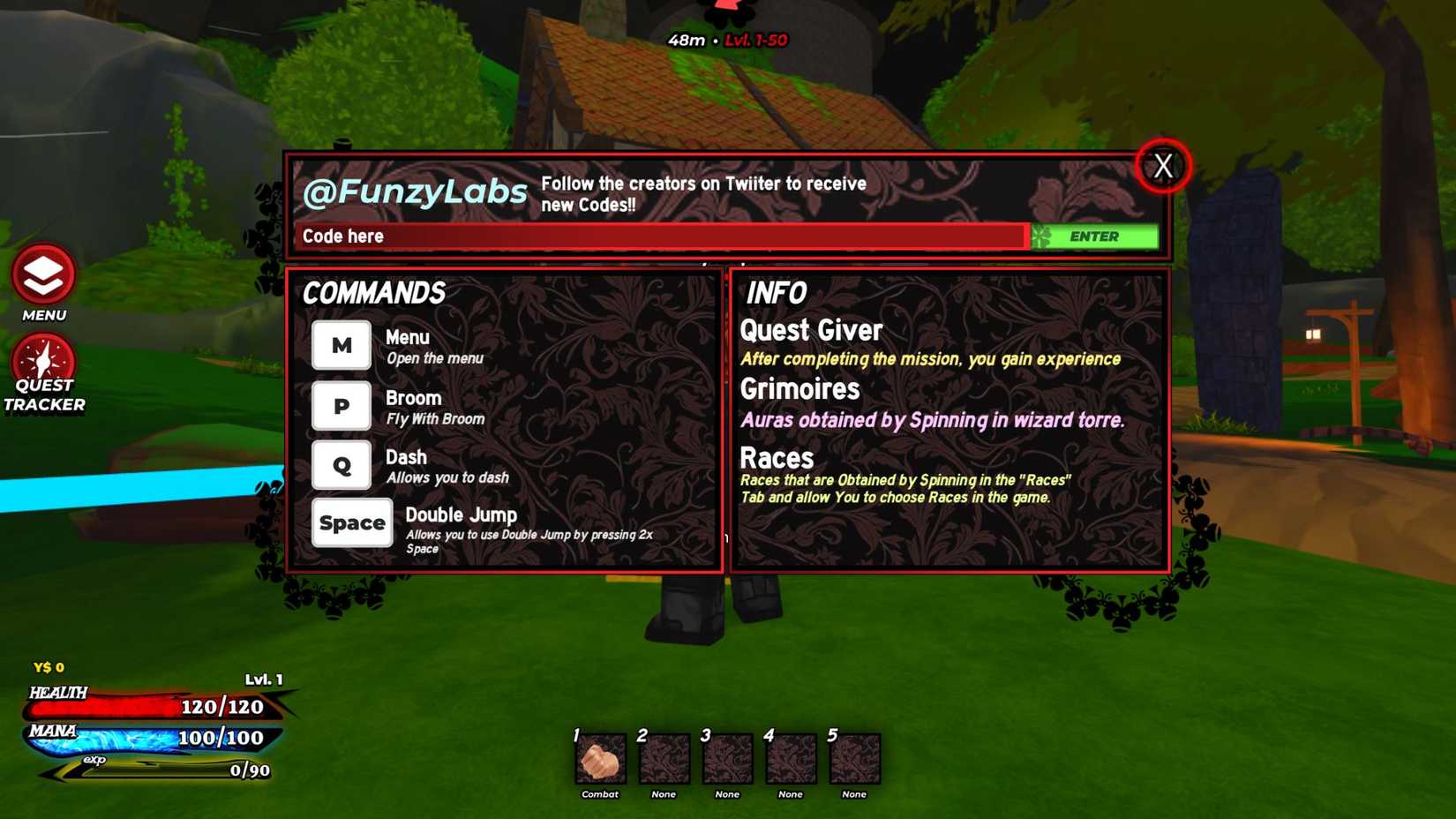 Roblox Clover Origins Codes