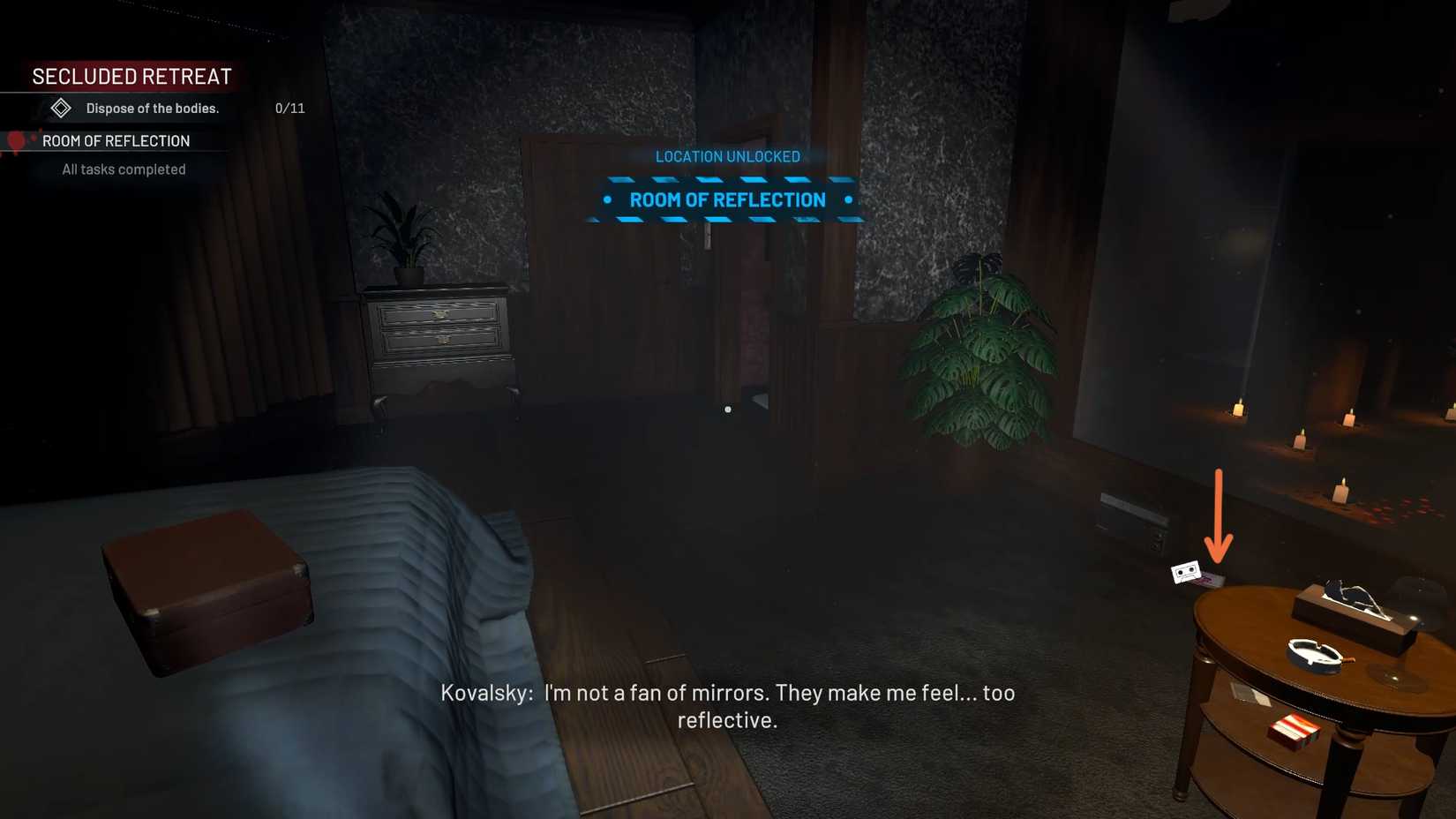 Secluded Retreat Secrets & CDs In Crime Scene Cleaner Act 2