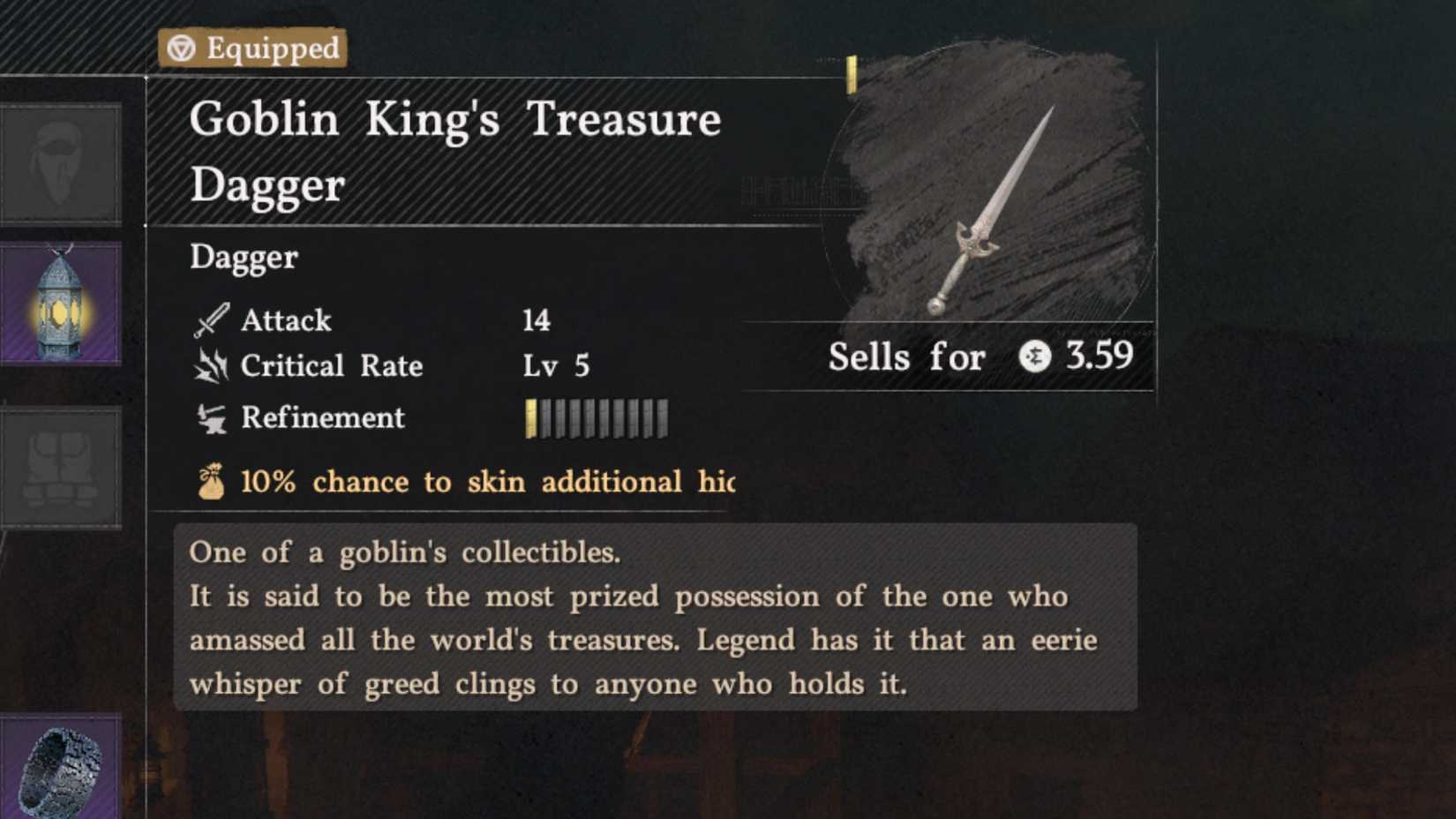 Goblin King's Treasure Dagger Location in Crimson Desert