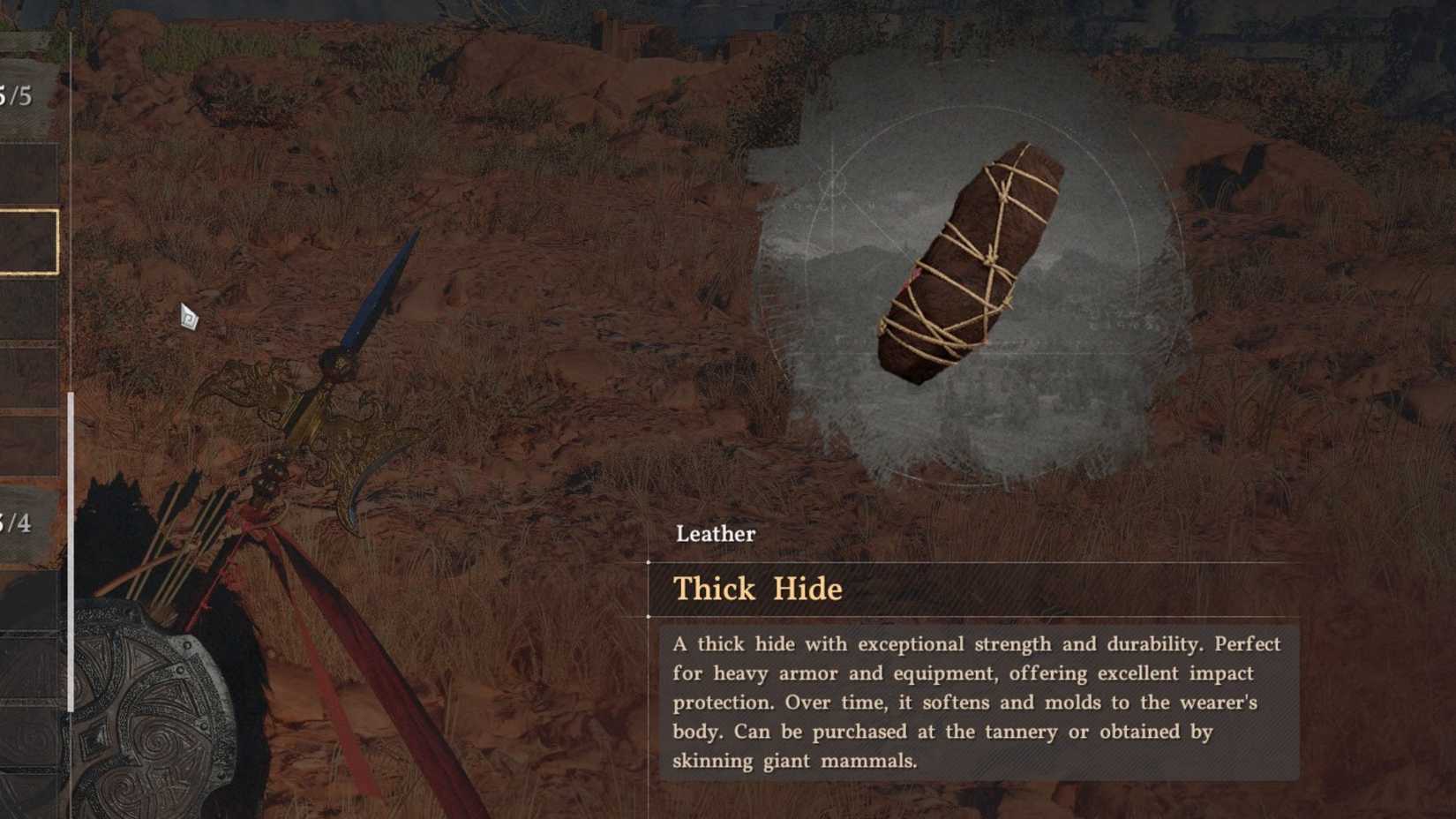 How to Farm Thick Hide in Crimson Desert