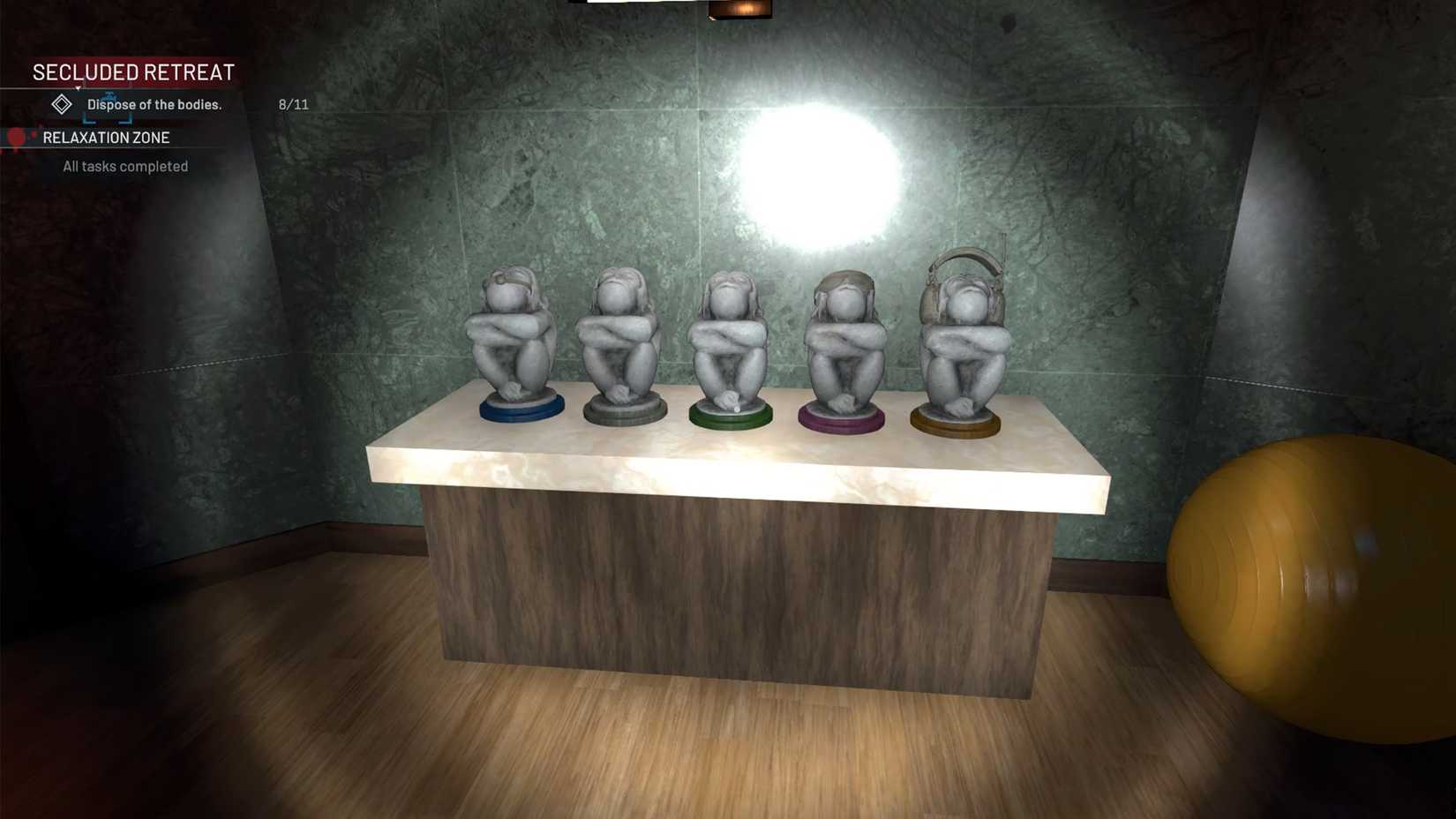 Secluded Retreat Monkey Statue Puzzle Solution In Crime Scene Cleaner Act 2