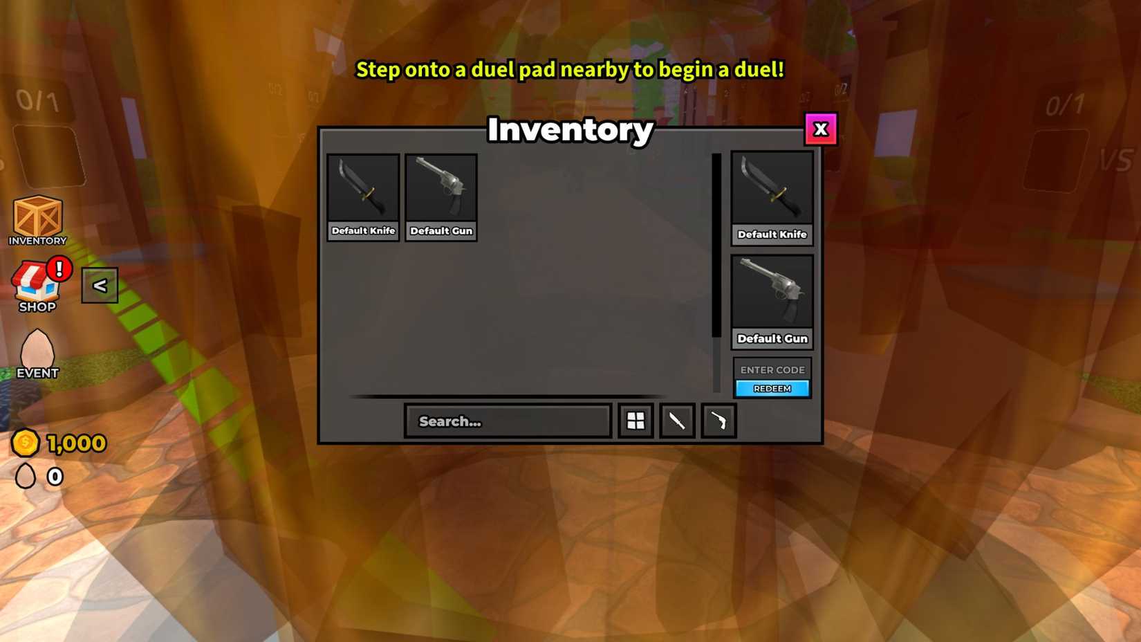 Roblox Knife VS Gun DUELS Codes