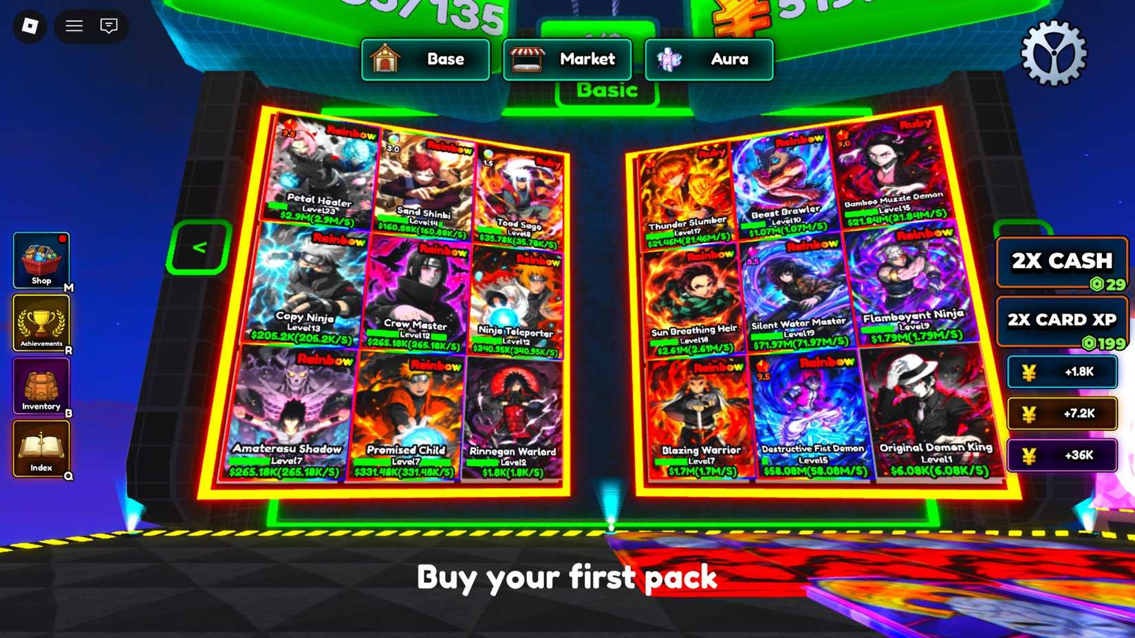 Roblox Open Packs for Anime Codes