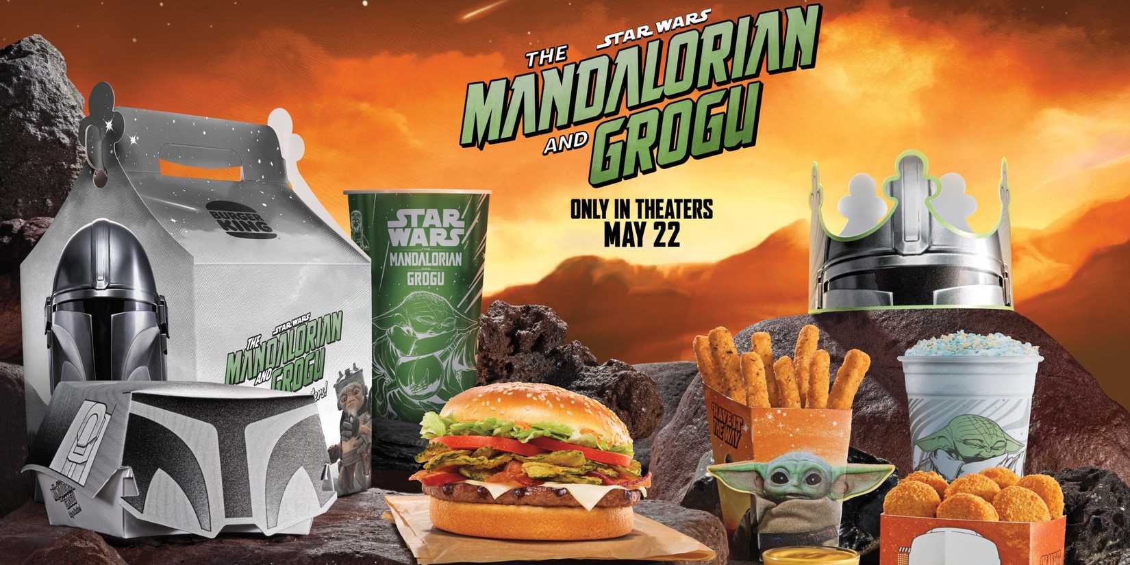 Burger King Launches Mandalorian Menu Ahead of New Star Wars Movie