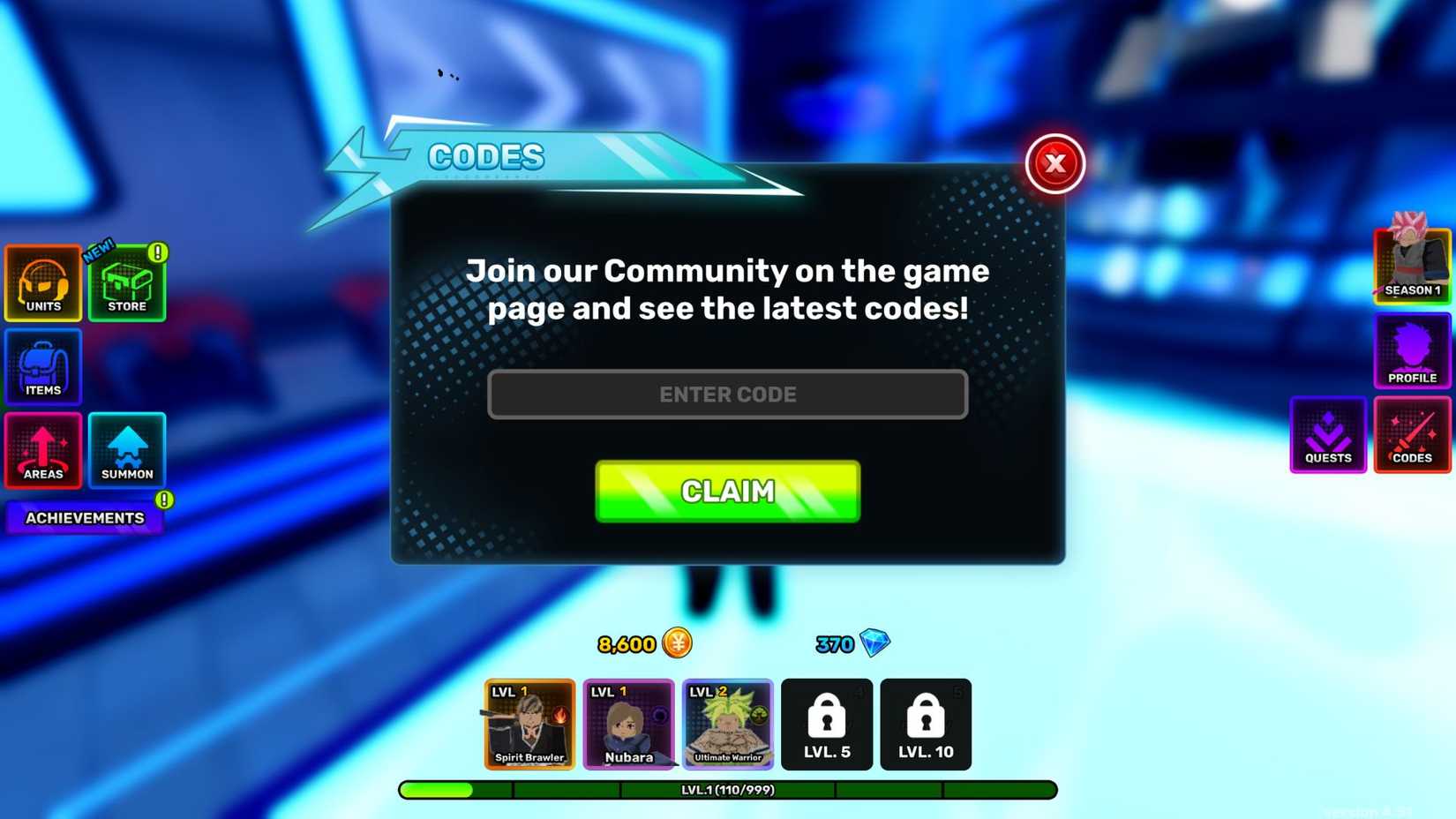 Anime Story 2 Codes