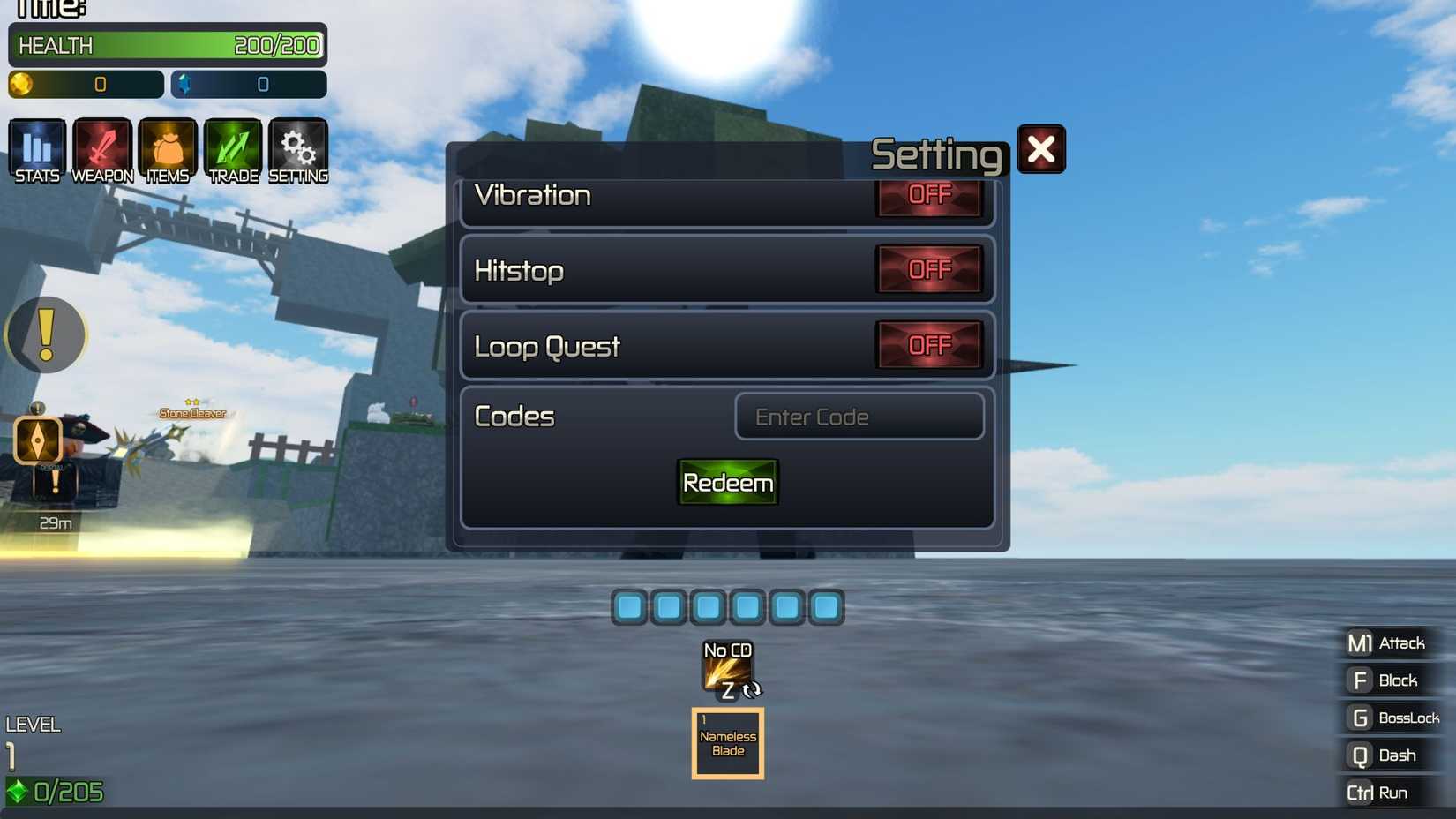 Broken Blade Codes