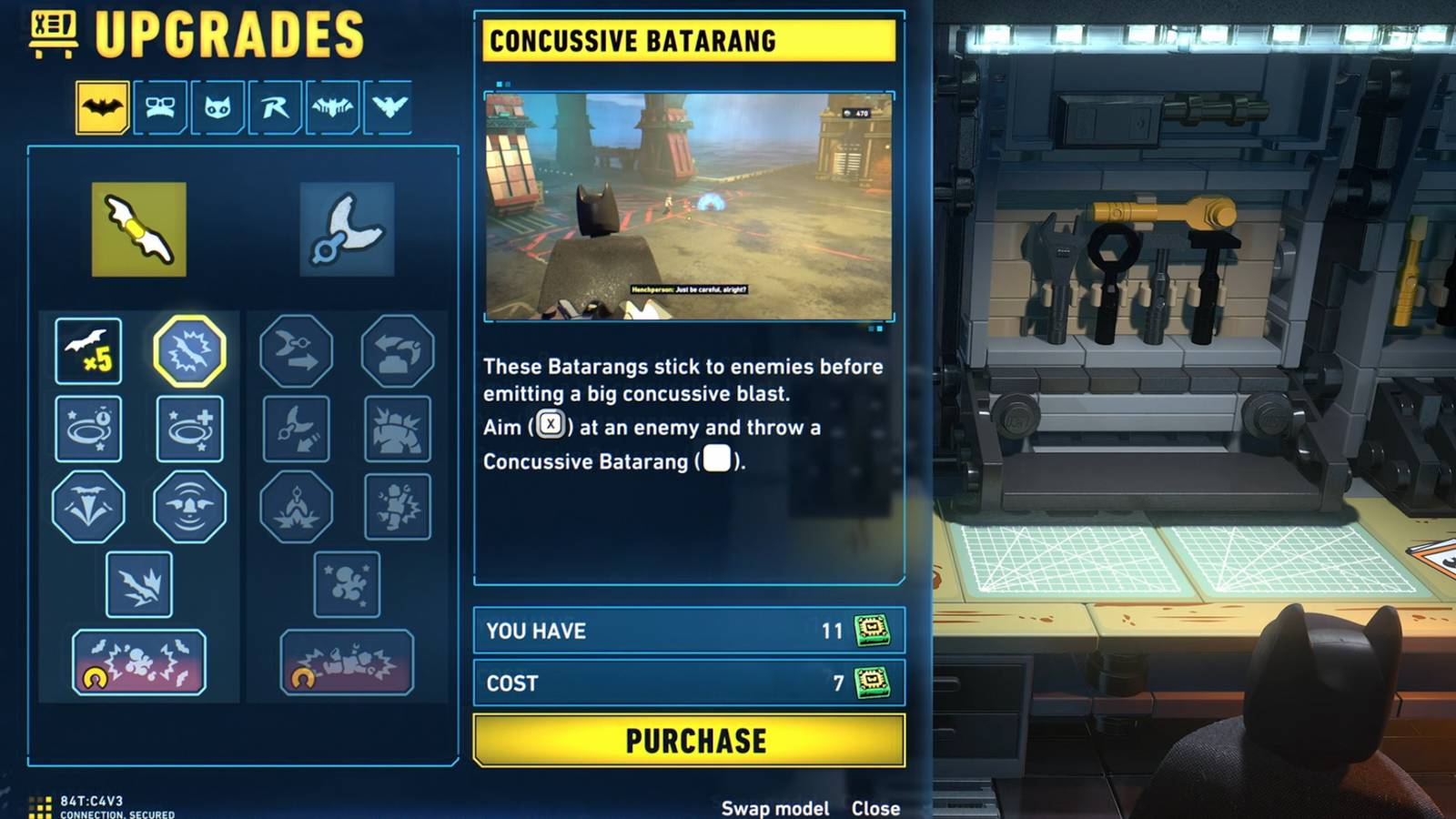 LEGO Batman Legacy of the Dark Knight Progression (Skills & Upgrades)