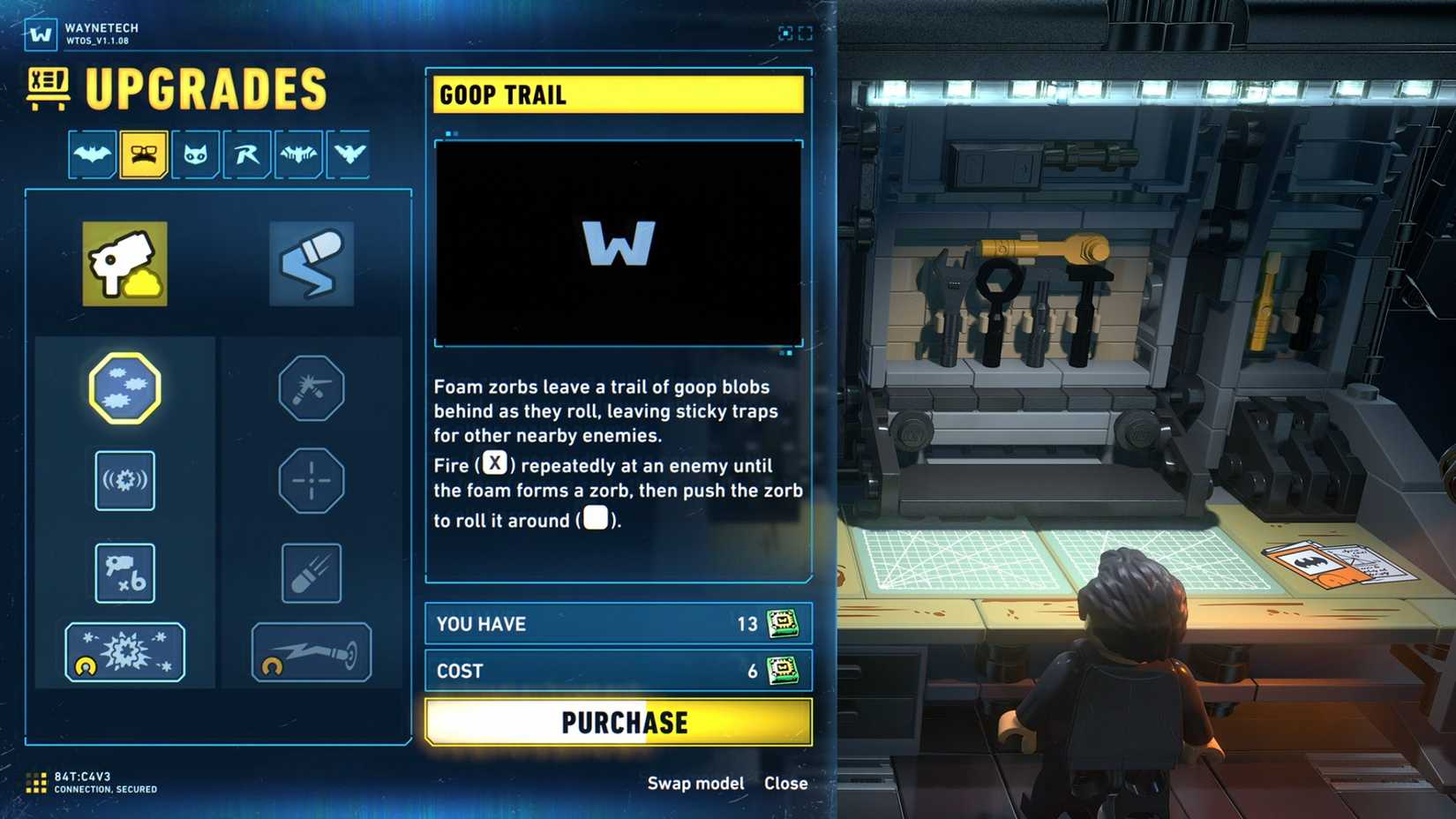 LEGO Batman Legacy of the Dark Knight Progression (Skills & Upgrades)