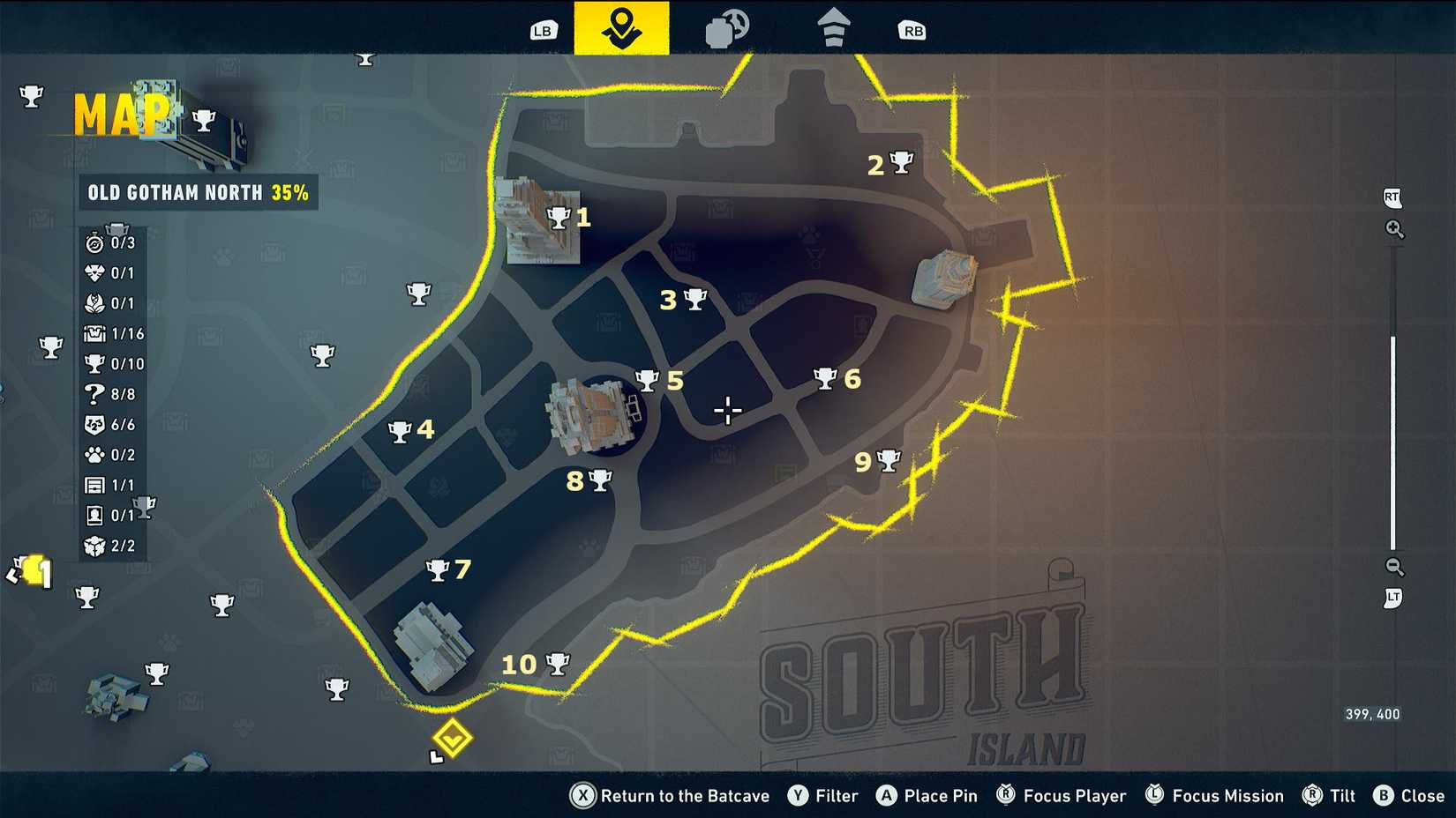 LEGO Batman Legacy of the Dark Knight Batcave Trophy Locations