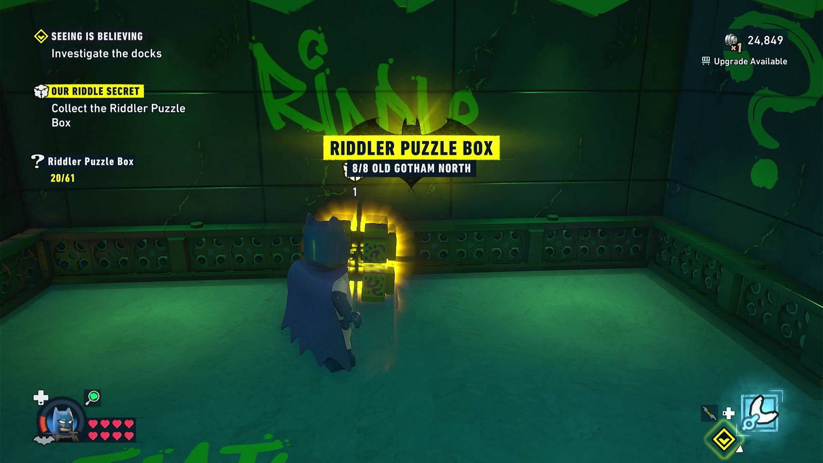 Old Gotham North Riddler Puzzle Locations & Solutions