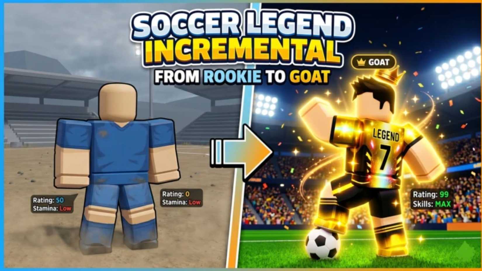 Soccer Legend Incremental Codes
