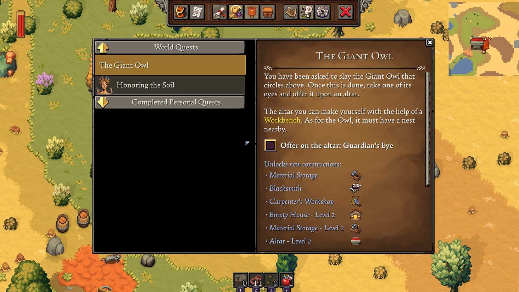 The Giant Owl Quest Guide In Romestead