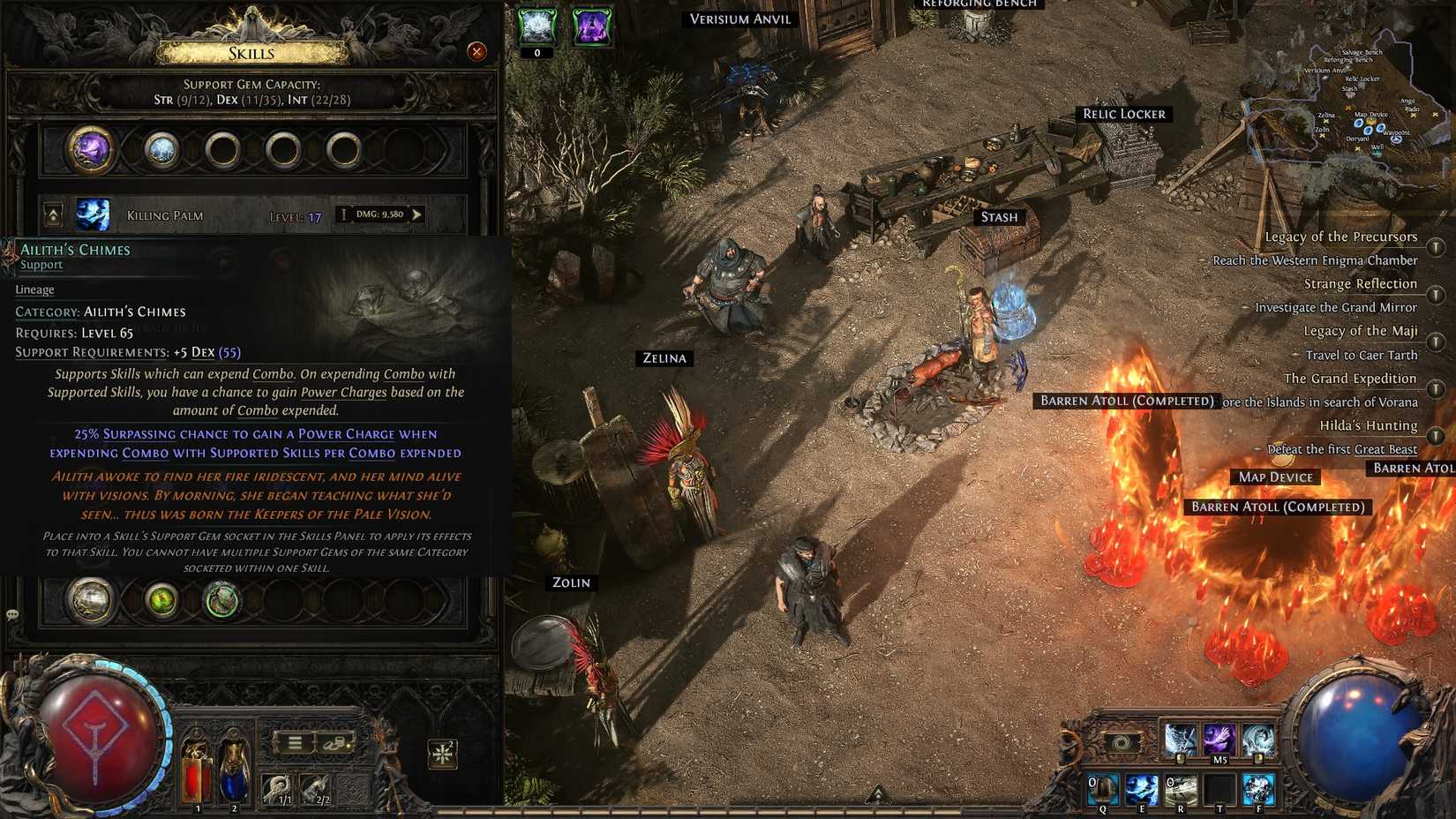 Where to Farm Ailith's Chimes in PoE 2
