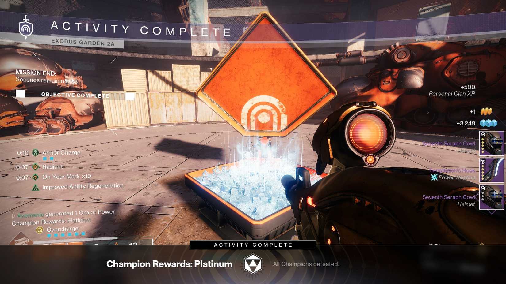 Where to Farm Seventh Seraph Armor in Destiny 2