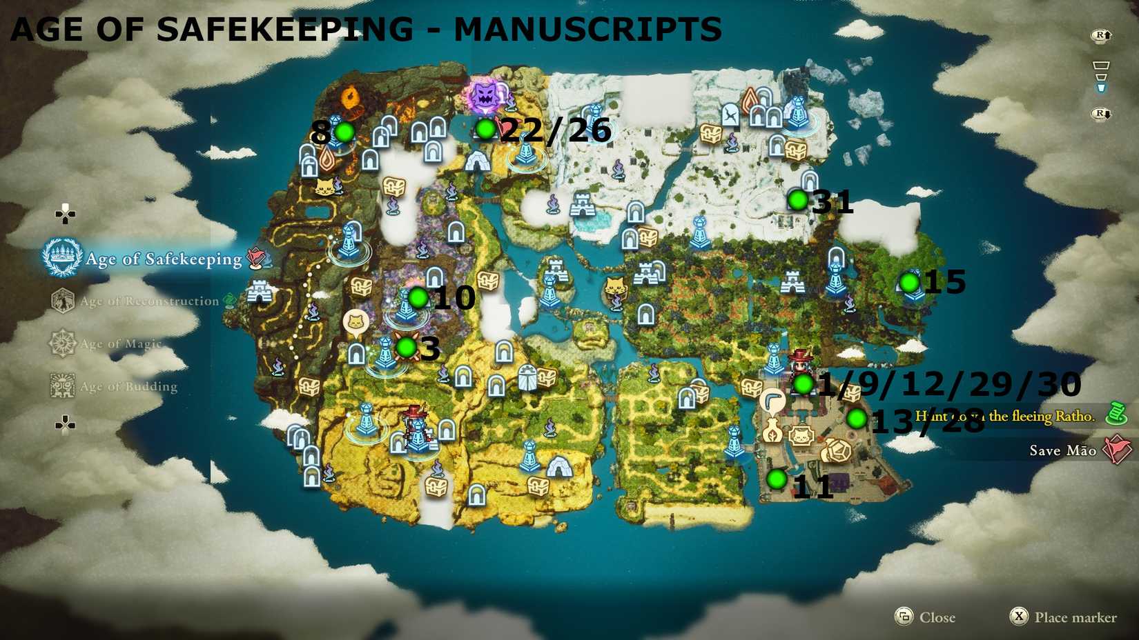 The Adventures of Elliot Manuscript Locations Guide