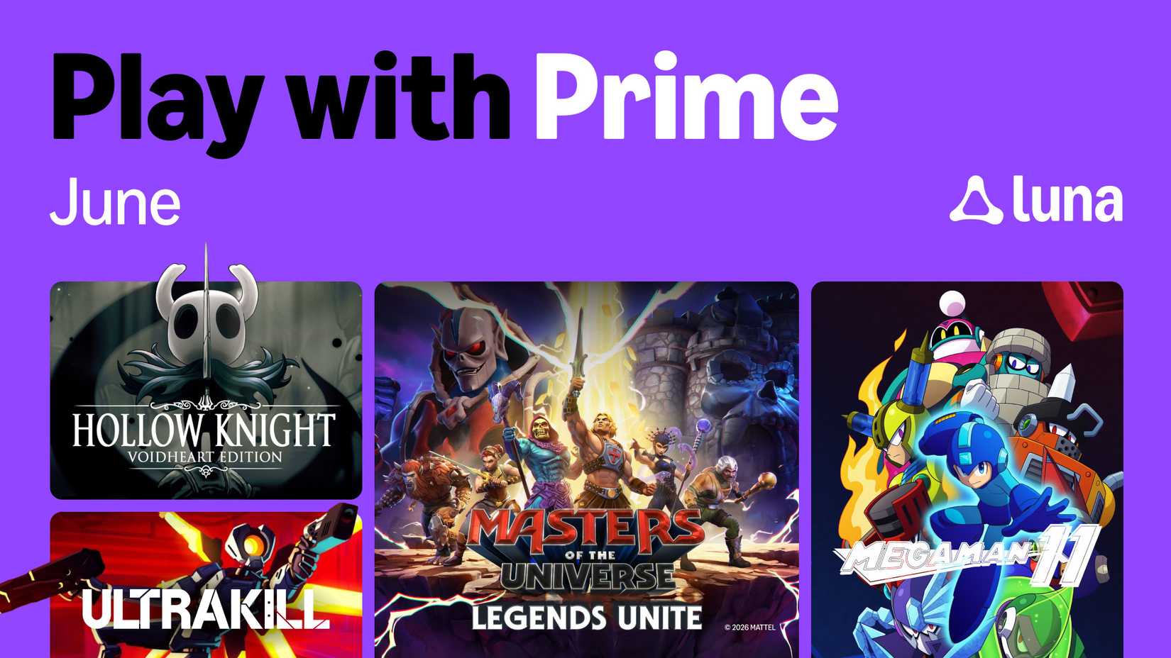 Prime Gaming Reveals 15 Free Games for June 2026