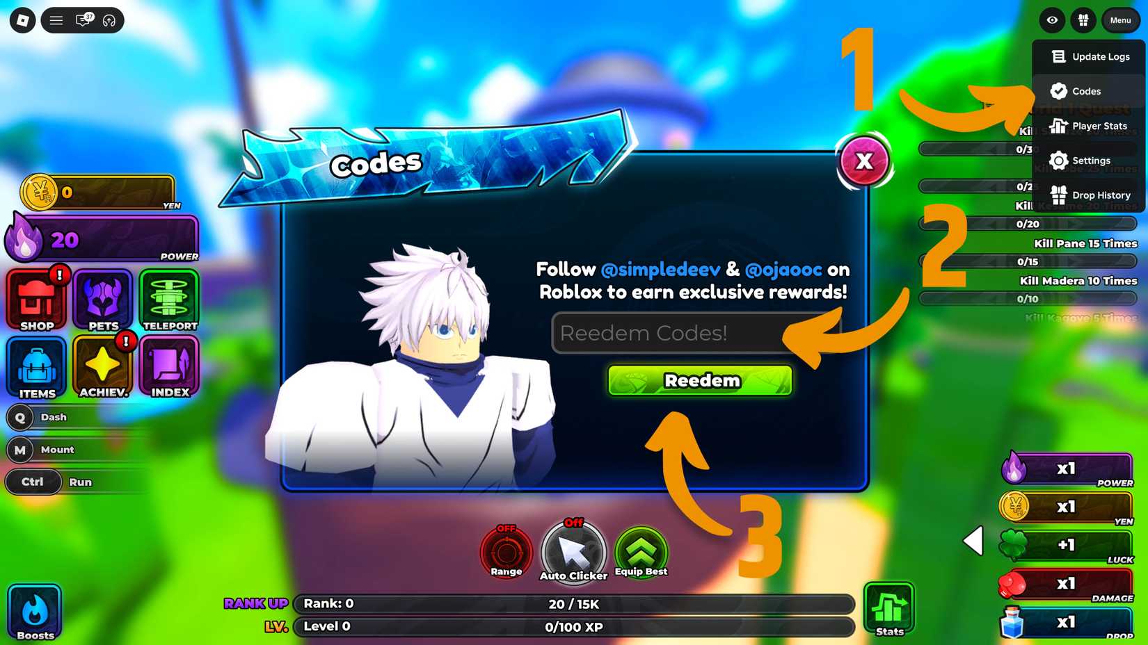 Anime Astral Simulator Codes