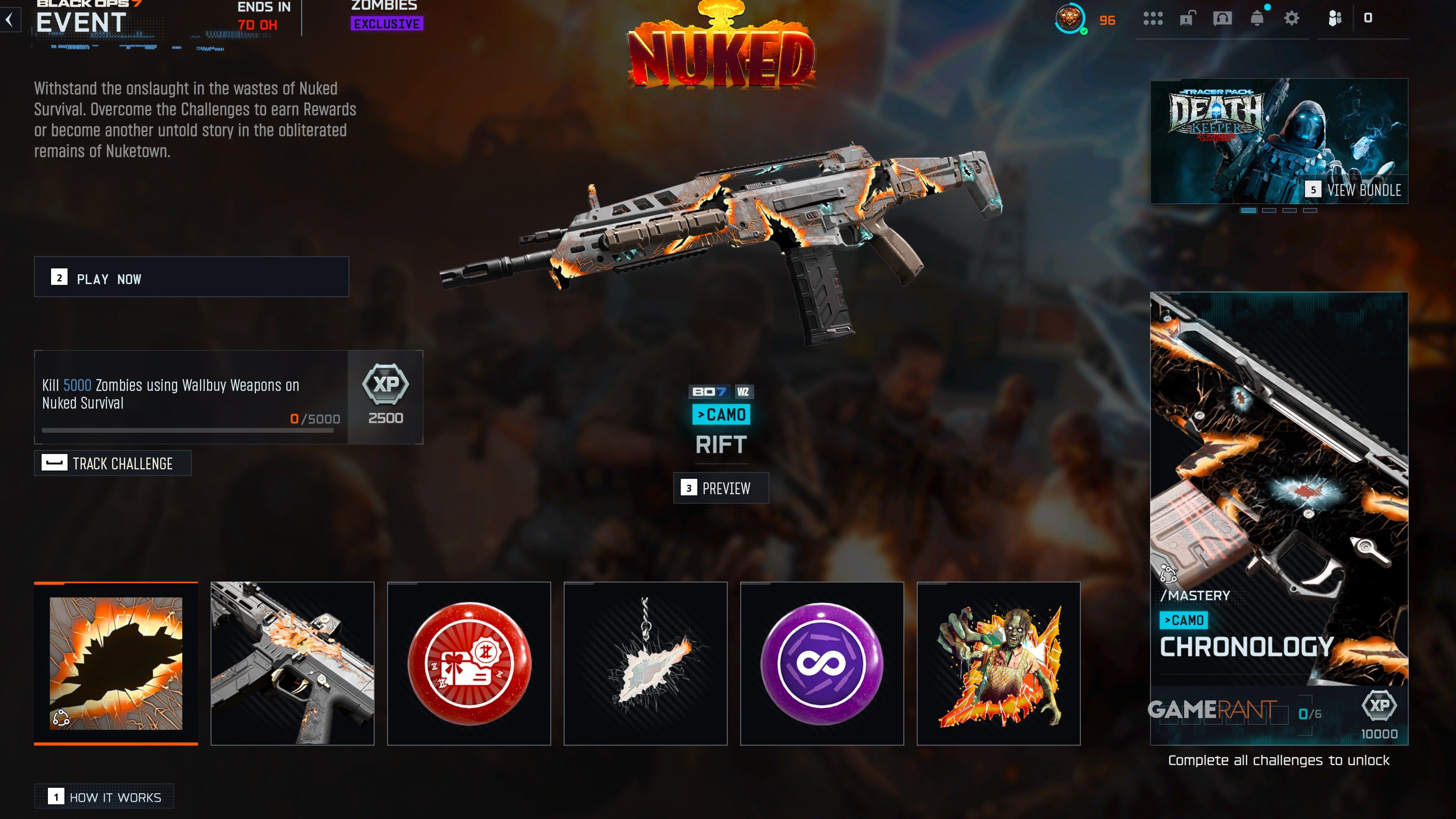 All Nuked Challenge Event Rewards In Black Ops 7 Zombies