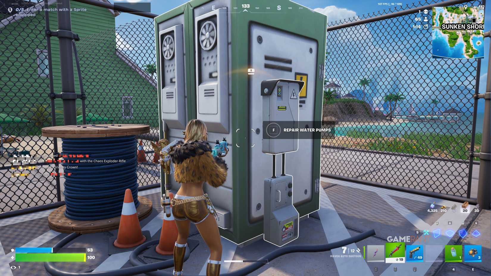 How to Activate the Wishing Fountain in Fortnite Runners (Sunken Shores ...